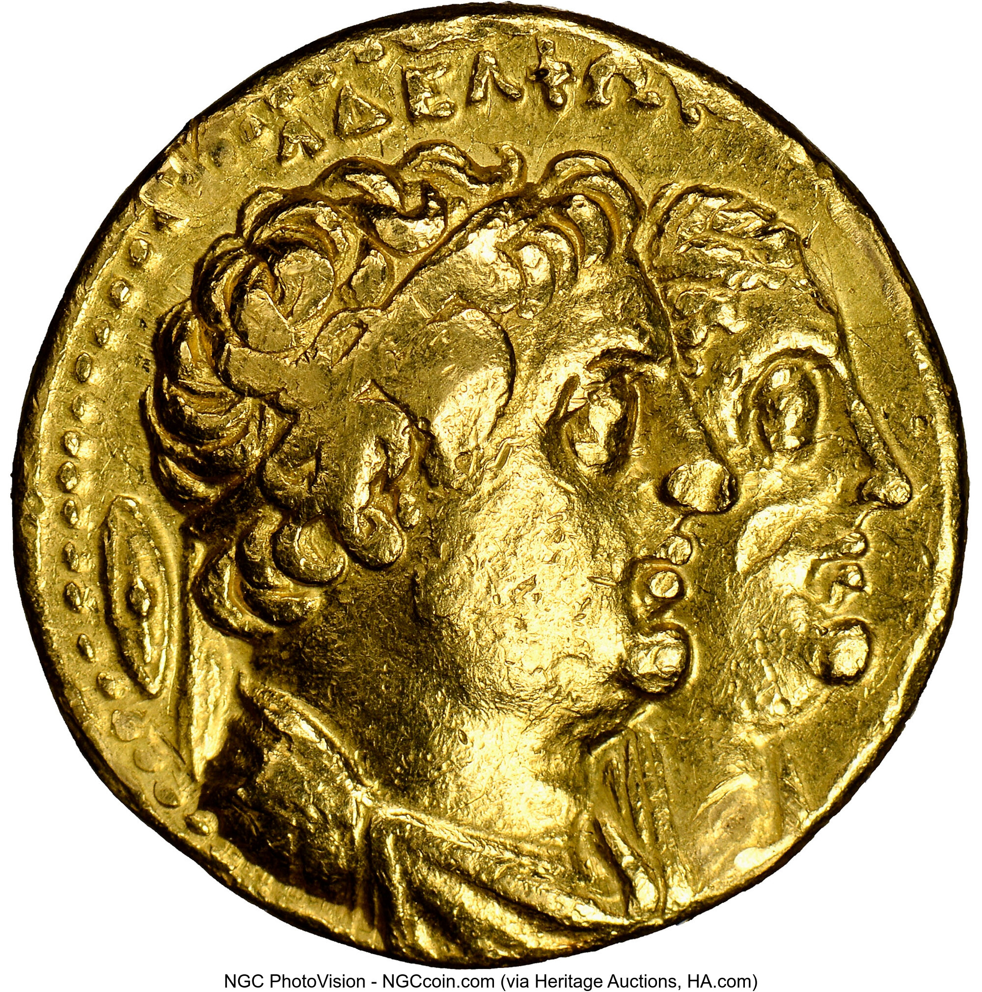 Ancients: PTOLEMAIC EGYPT. Ptolemy II Philadelphus, with Arsinoe | Lot ...