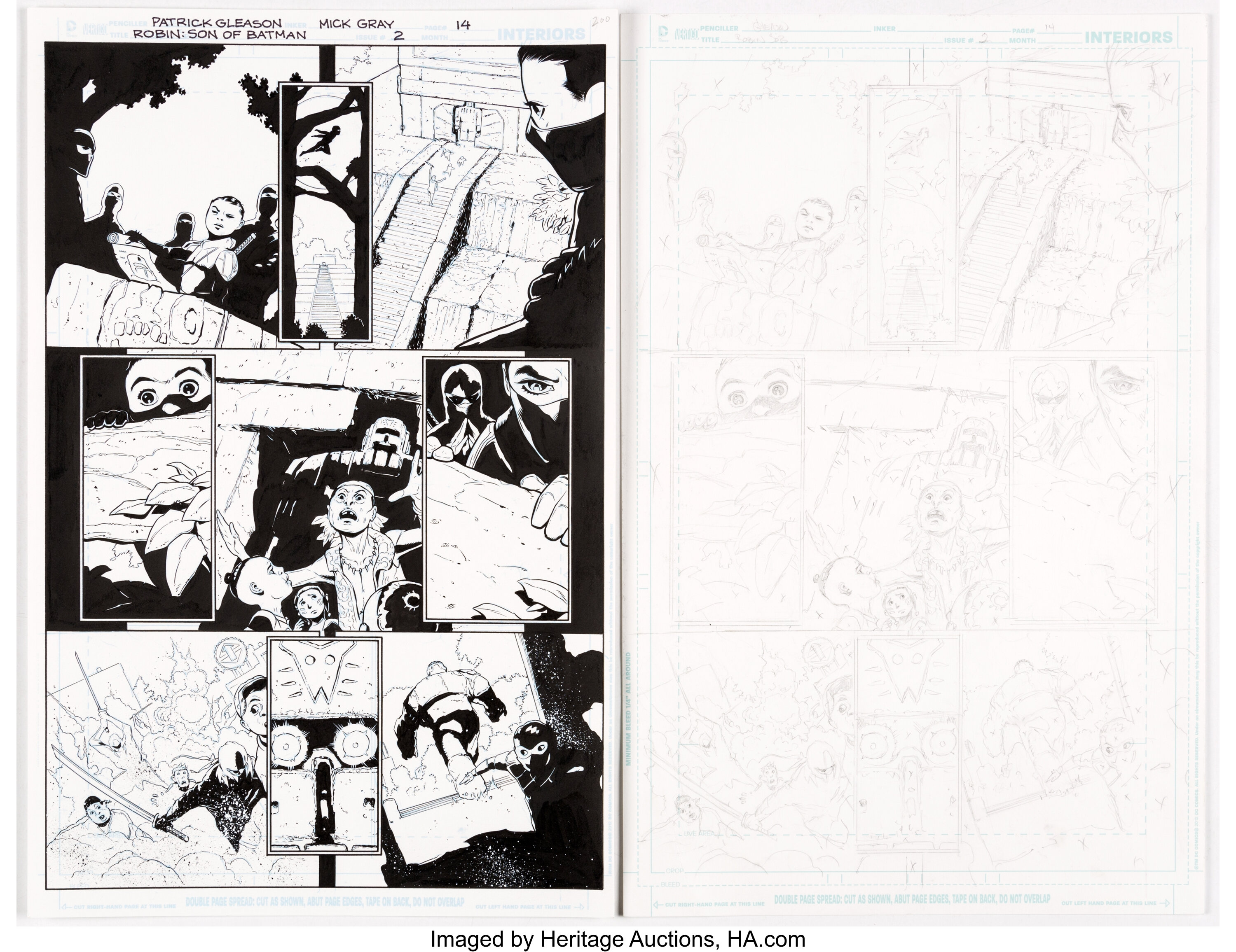 Patrick Gleason and Mick Gray Robin: Son of Batman #2 Story Page 14 ...