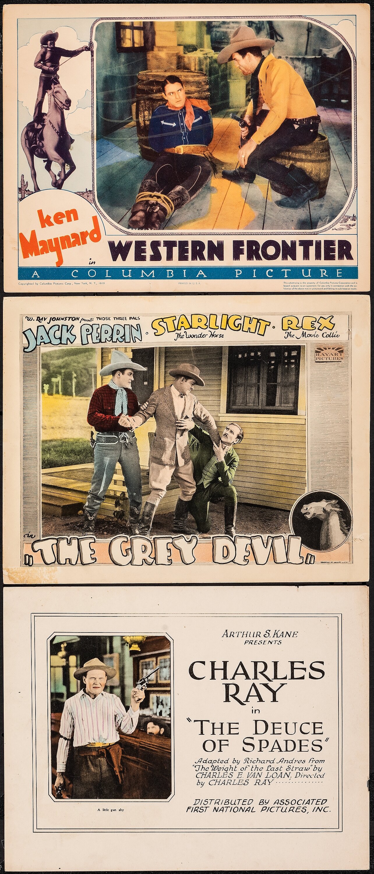 The Deuce of Spades & Other Lot (First National, 1922). Overall: | Lot ...
