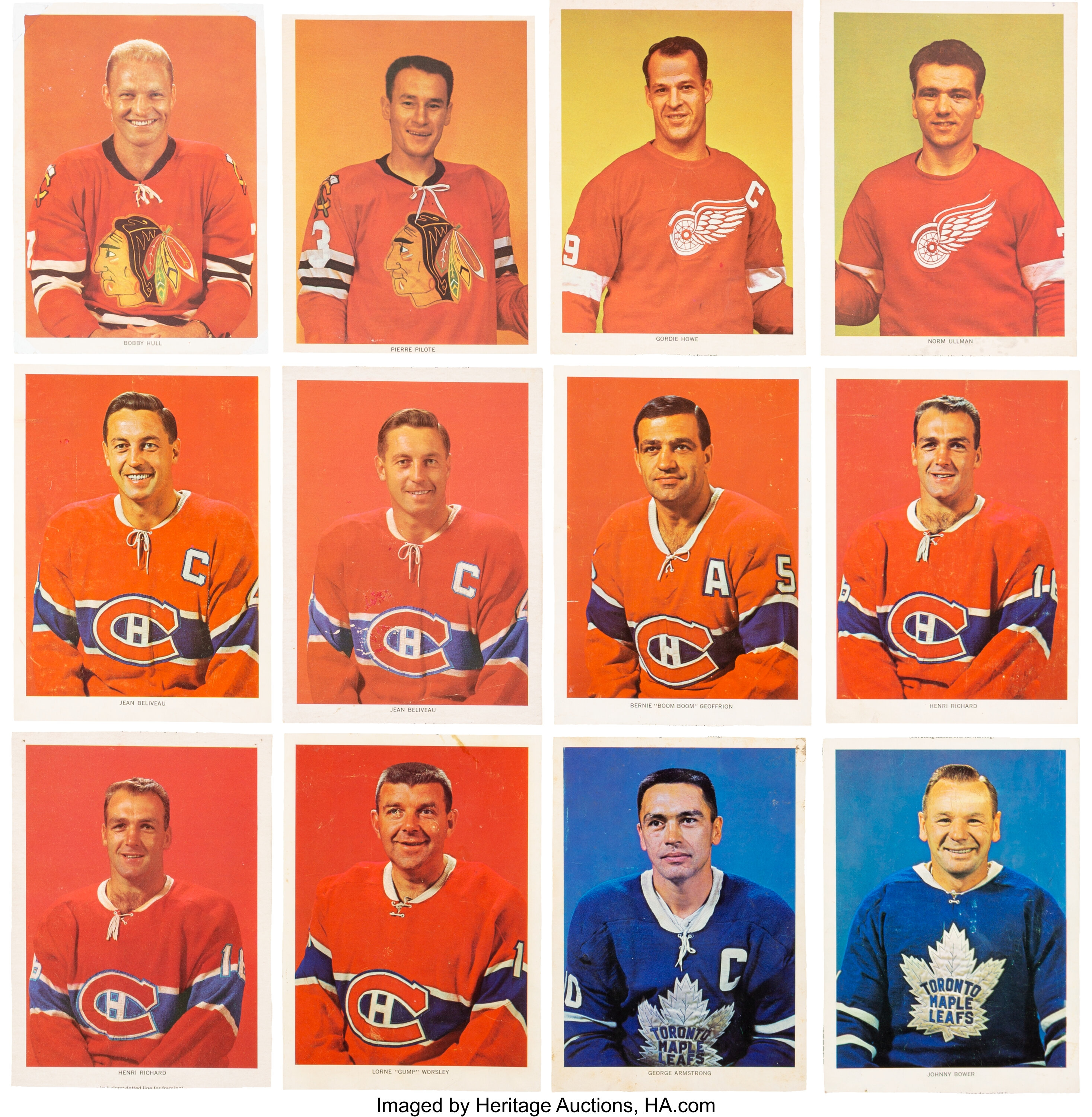 1963-64 Chex Cereal Hockey Photos Collection (119). ... Hockey | Lot ...