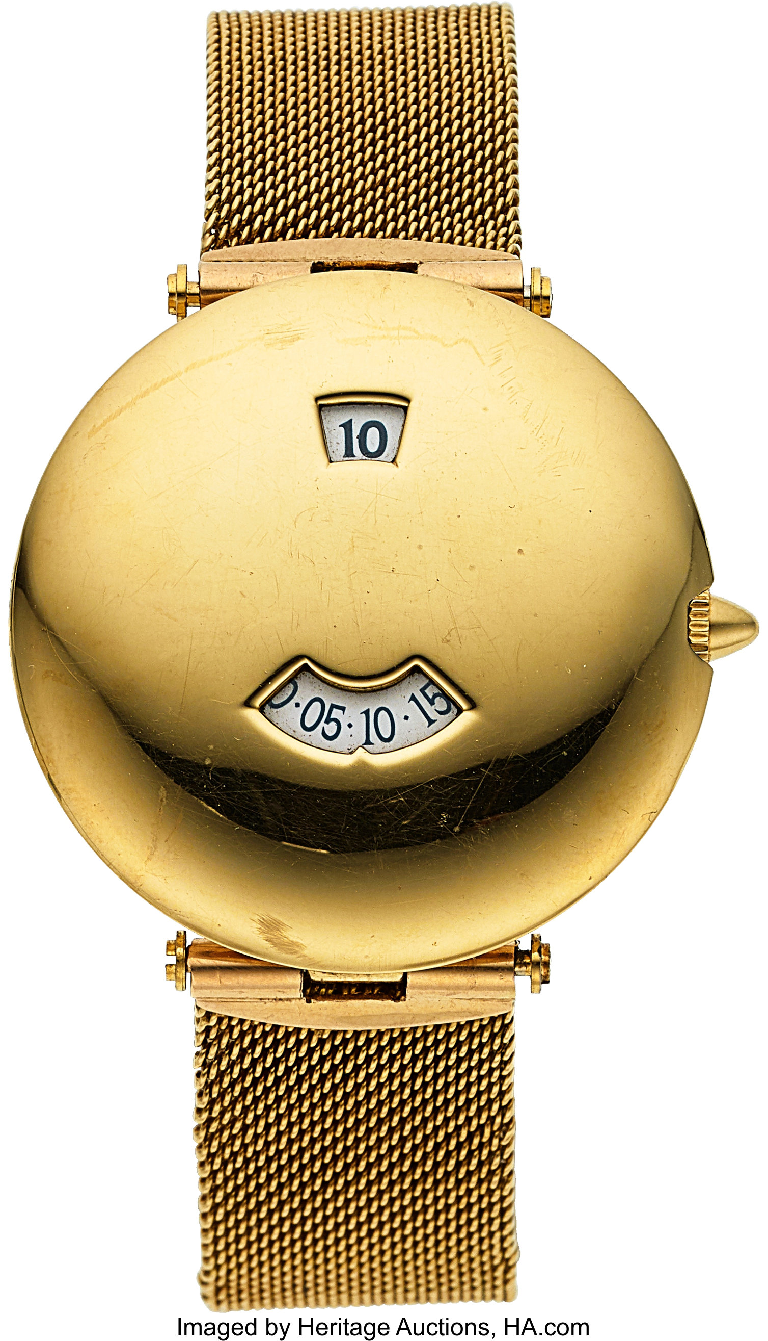 Chaumet, Automatic Jump Hour Digital Watch, circa 1990's. ... | Lot ...