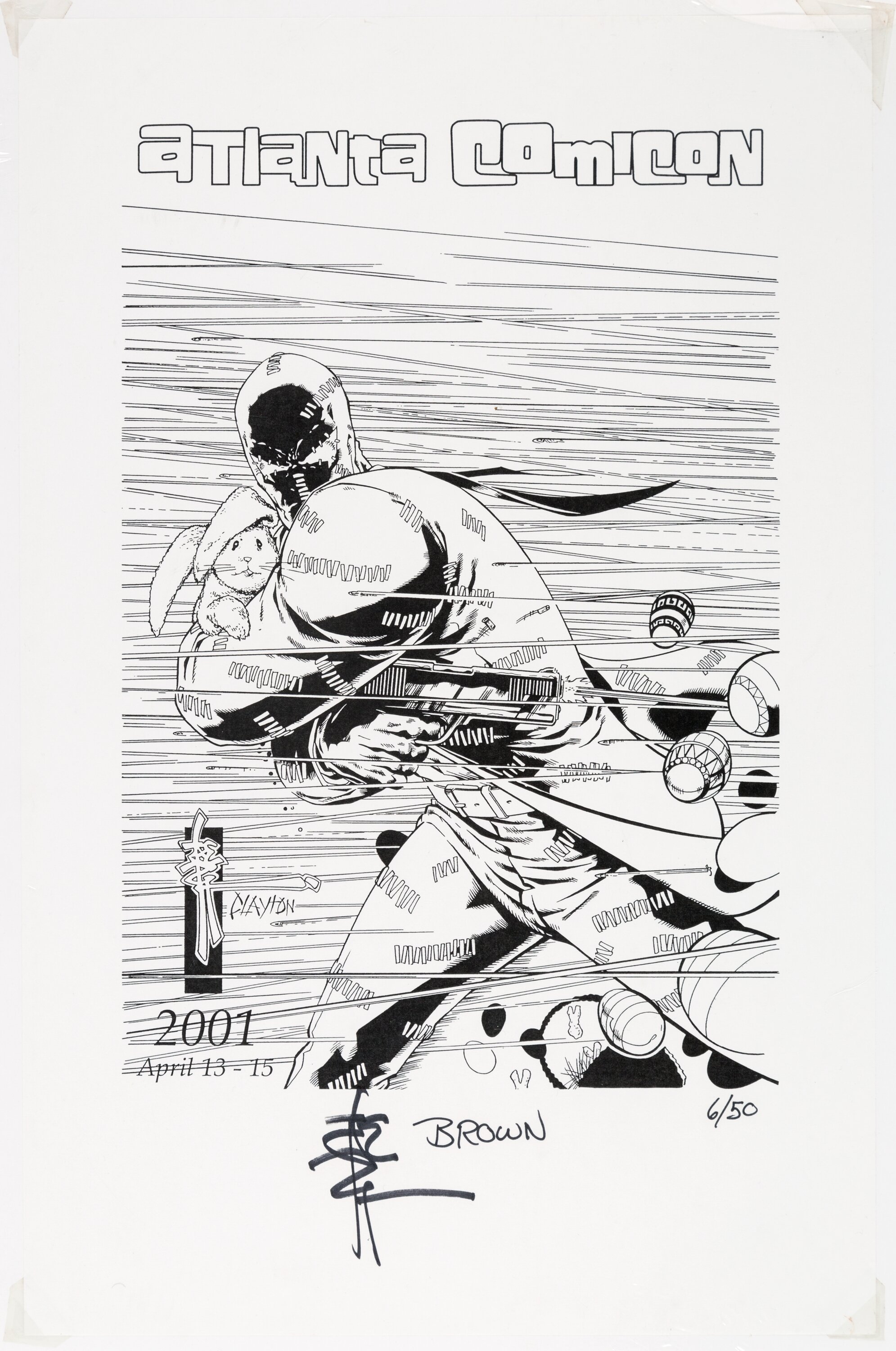 Atlanta Comicon Limited Edition Signed Print (Comicon, 2001 ...