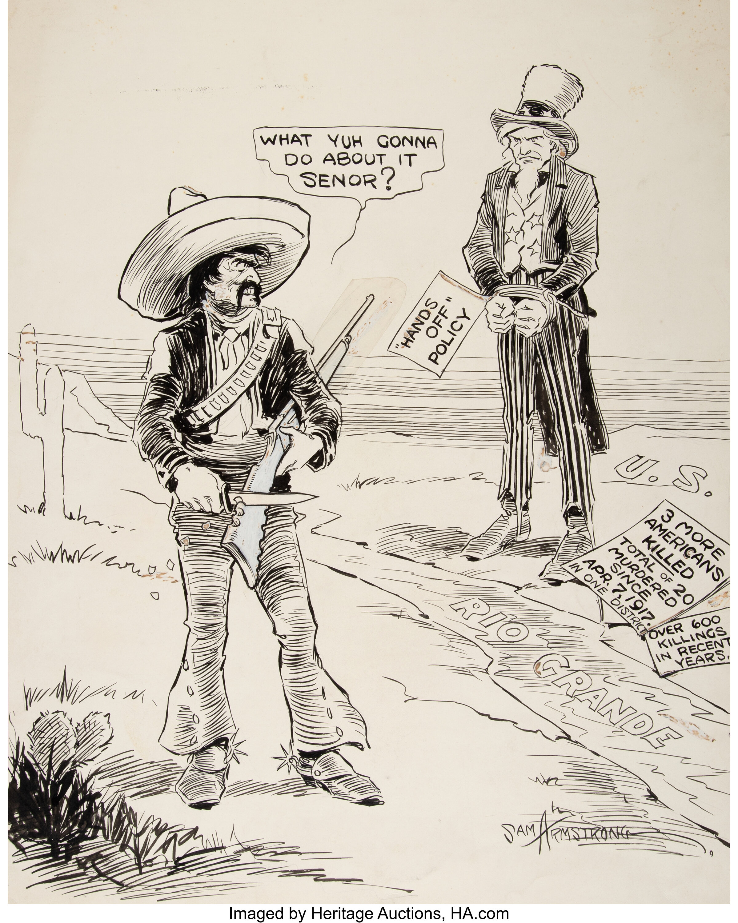 Samuel Armstrong - Editorial Cartoon Original Art (Walt Disney, c ...