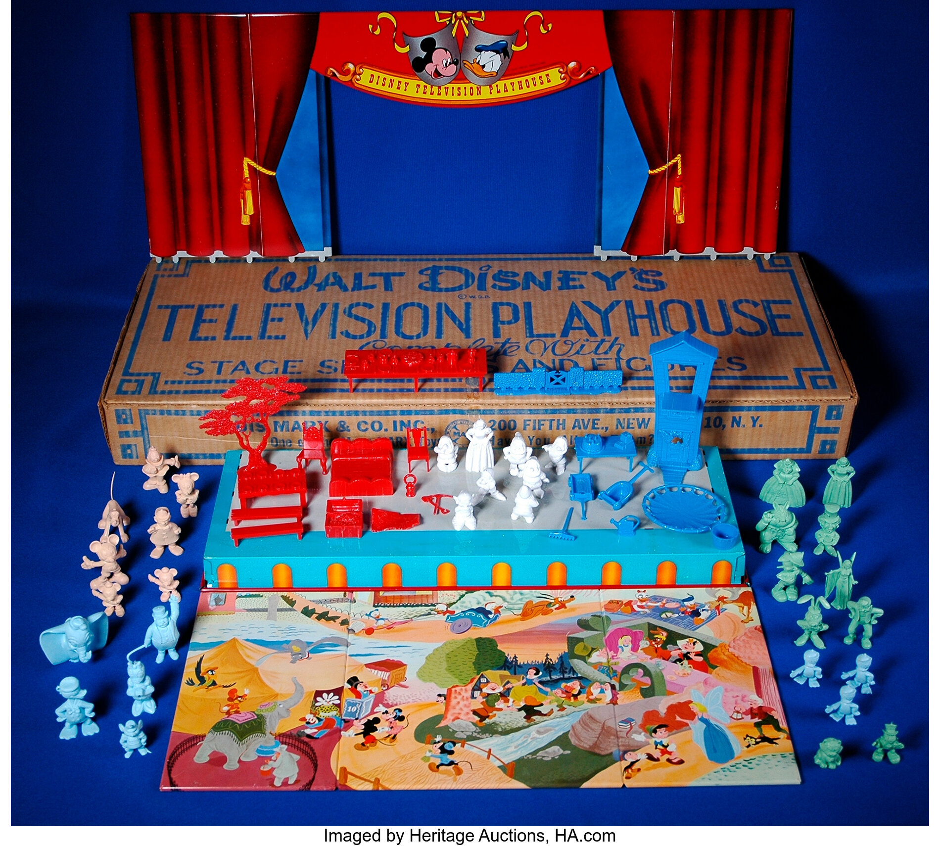 Walt Disney's Television Playhouse Playset #4349 in Original Box | Lot ...