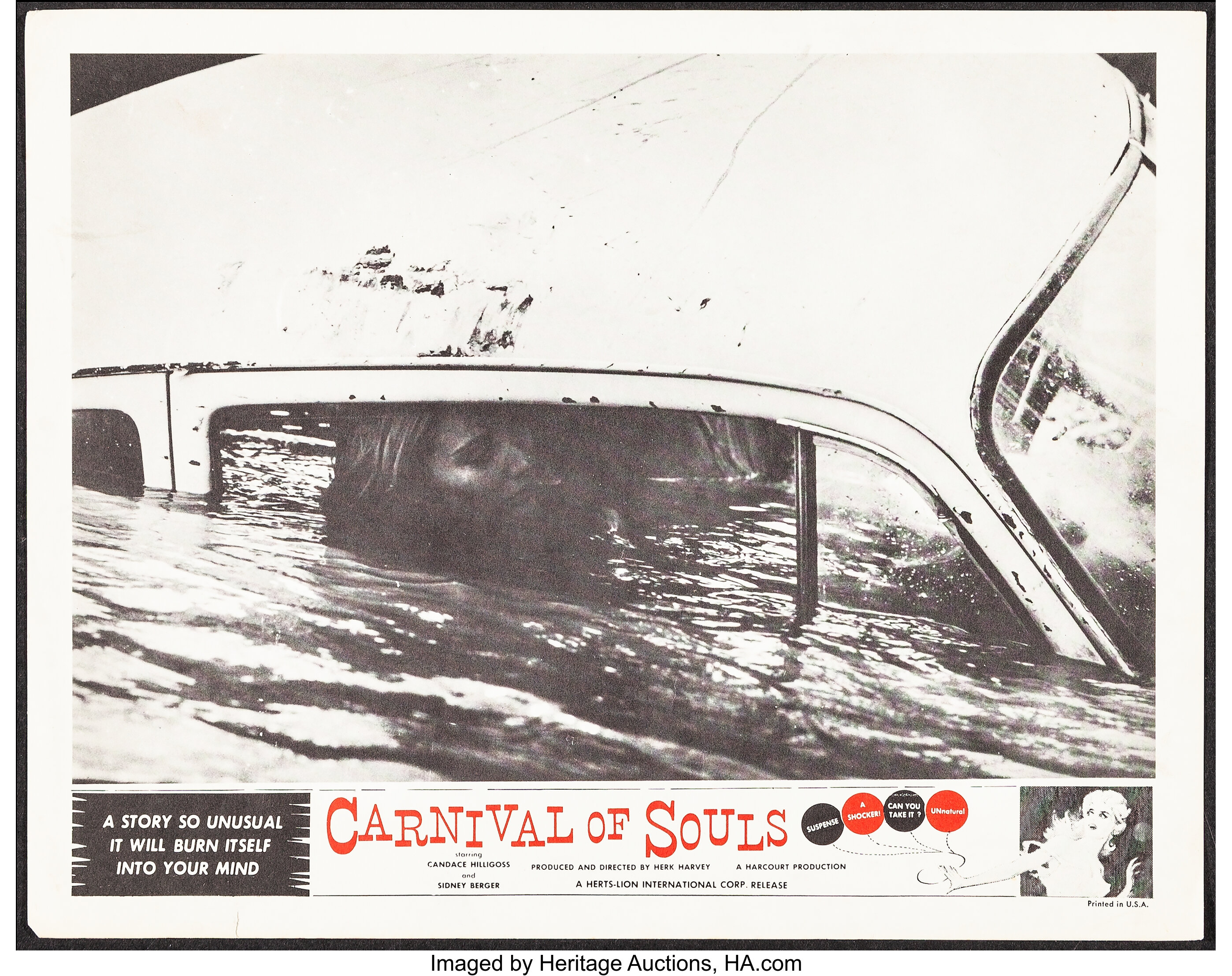 Carnival of Souls (Herts-Lion International, 1962). Very Fine. | Lot ...