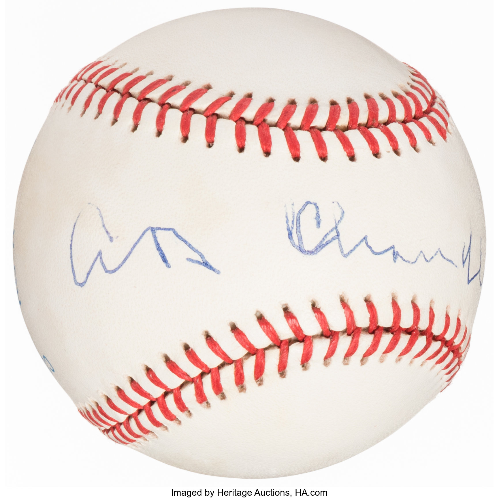Happy Chandler Single Signed Baseball.... Baseball Collectibles | Lot ...