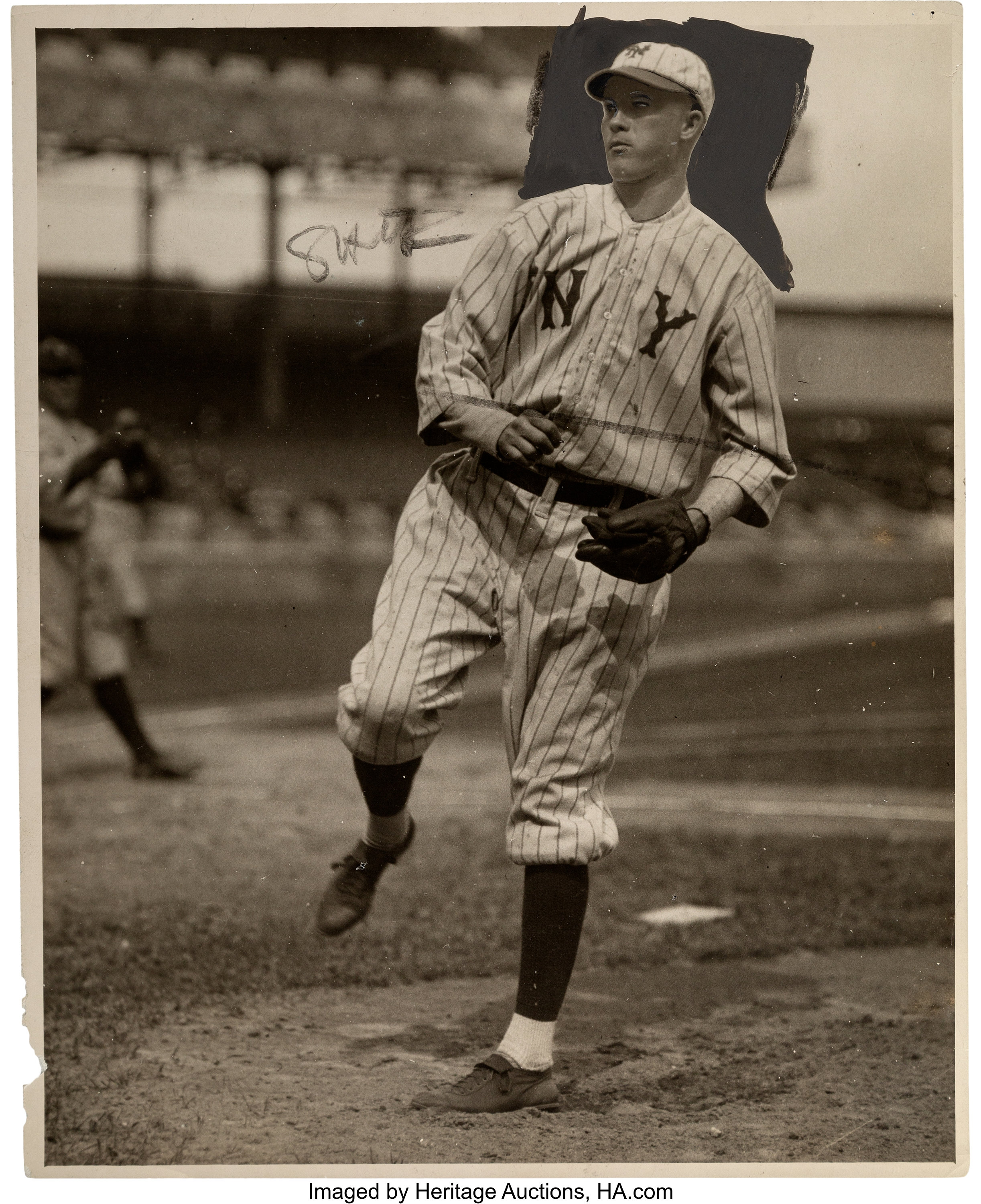 1918 Jesse Barnes Original Photograph by Charles Conlon, PSA/DNA | Lot ...