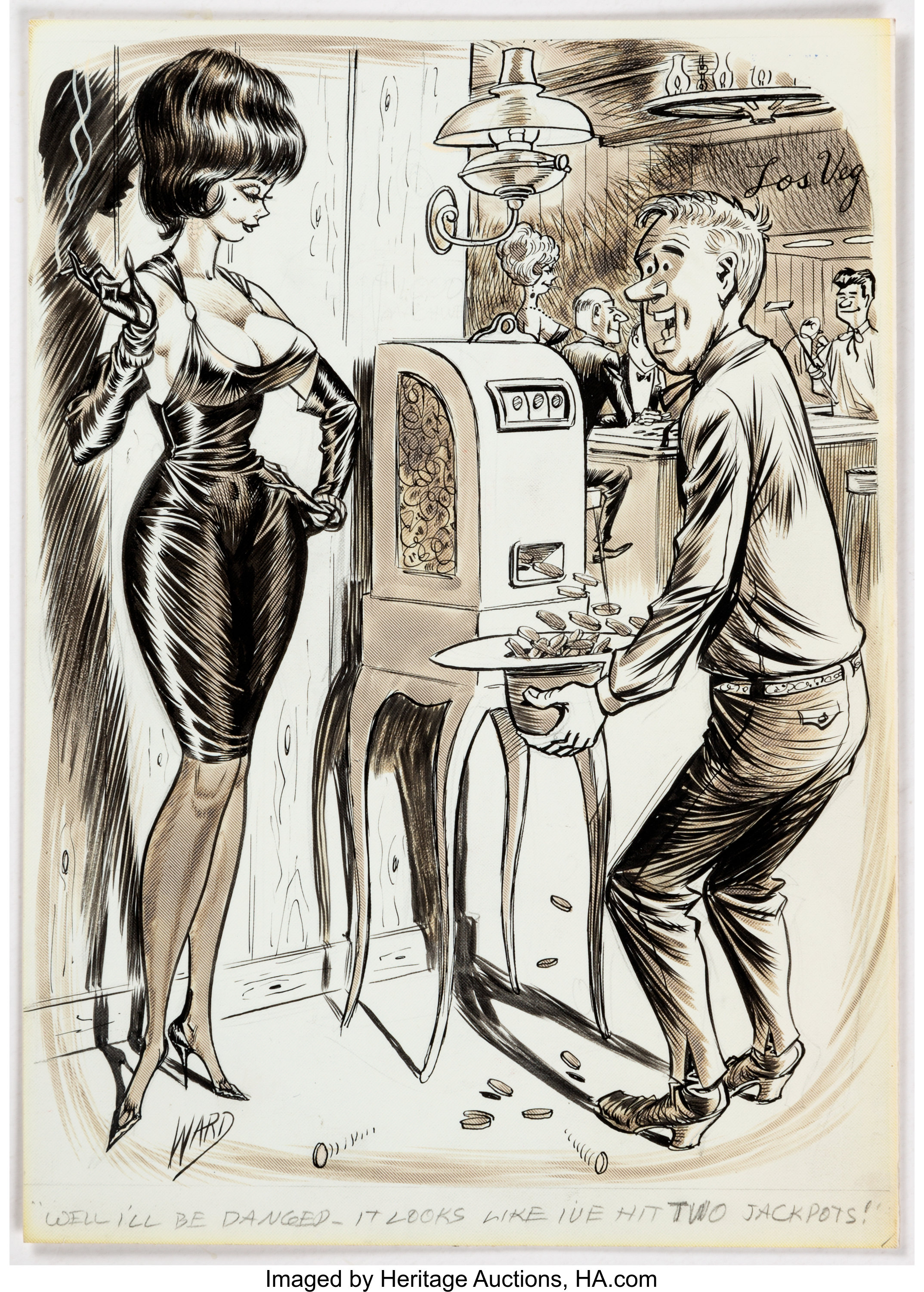 Bill Ward Humorama Cartoon Illustration Original Art (Humorama, | Lot ...