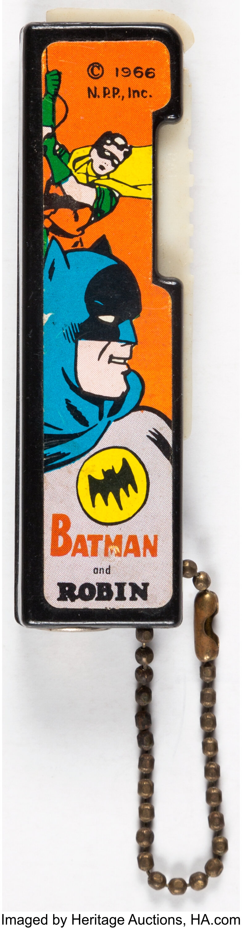 Batman and Robin Flip Flashlight (National Periodical, 1966).... | Lot ...