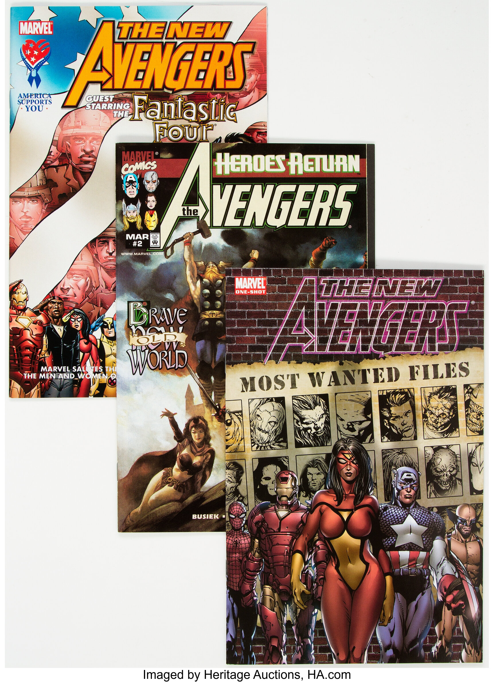 The Avengers Box Lot (Marvel, 2000s) Condition: Average VF/NM.... | Lot ...