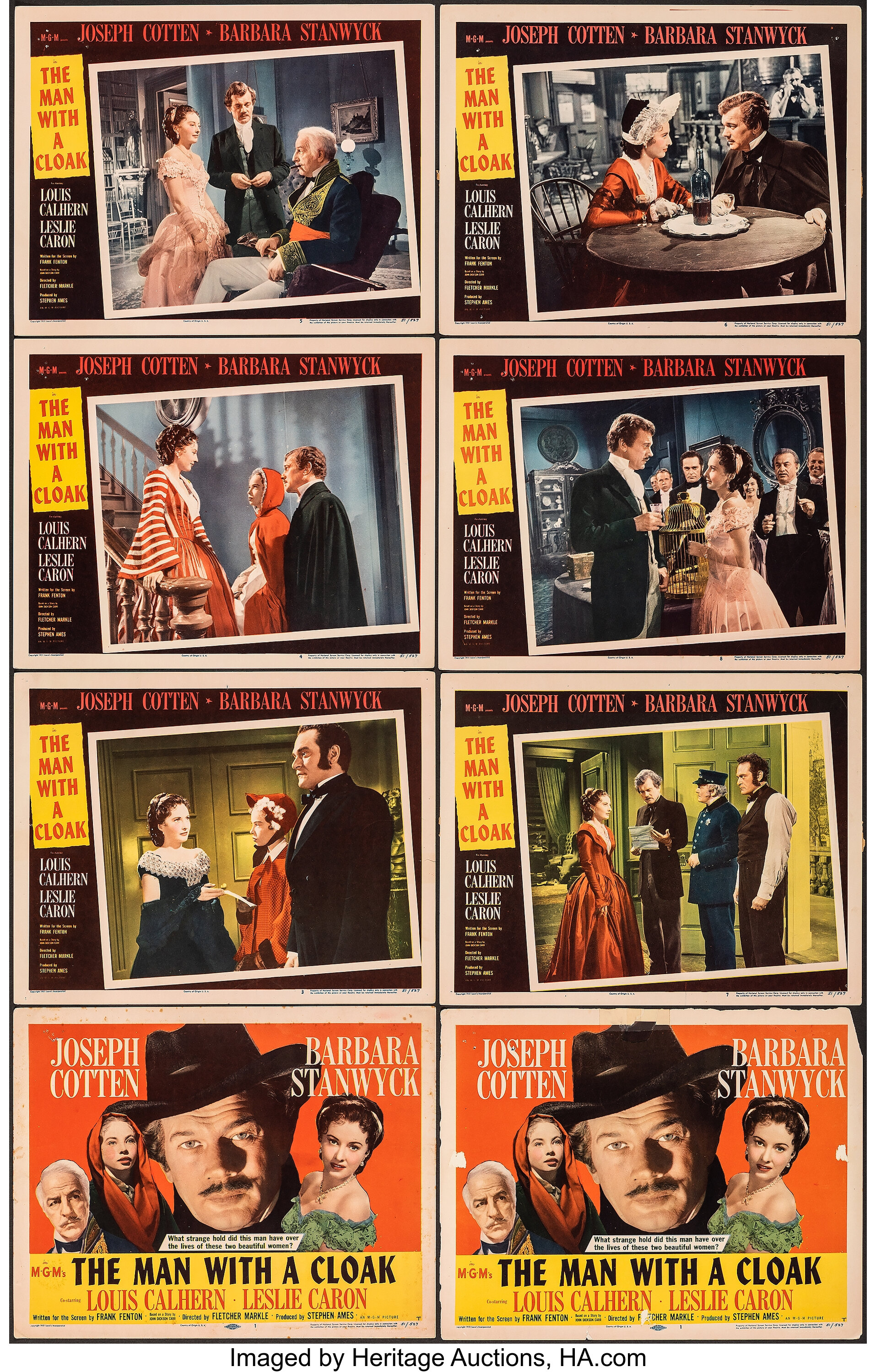 The Man with a Cloak (MGM, 1951). Overall: Fine/Very Fine. Title | Lot ...