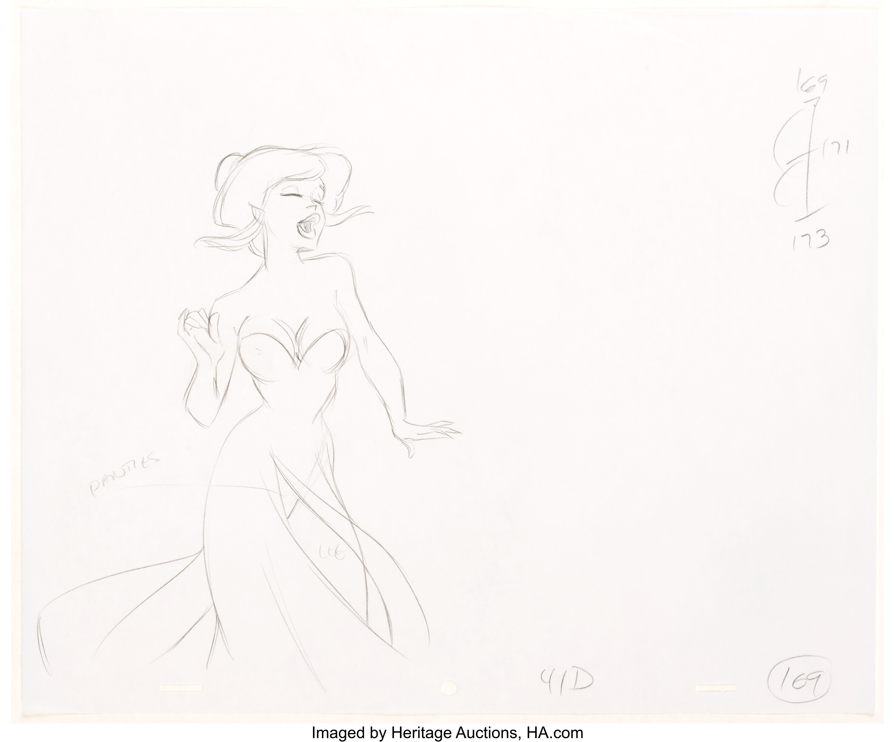 Cool World Holli Would Animation Drawings Sequence of 5 (Ralph | Lot ...
