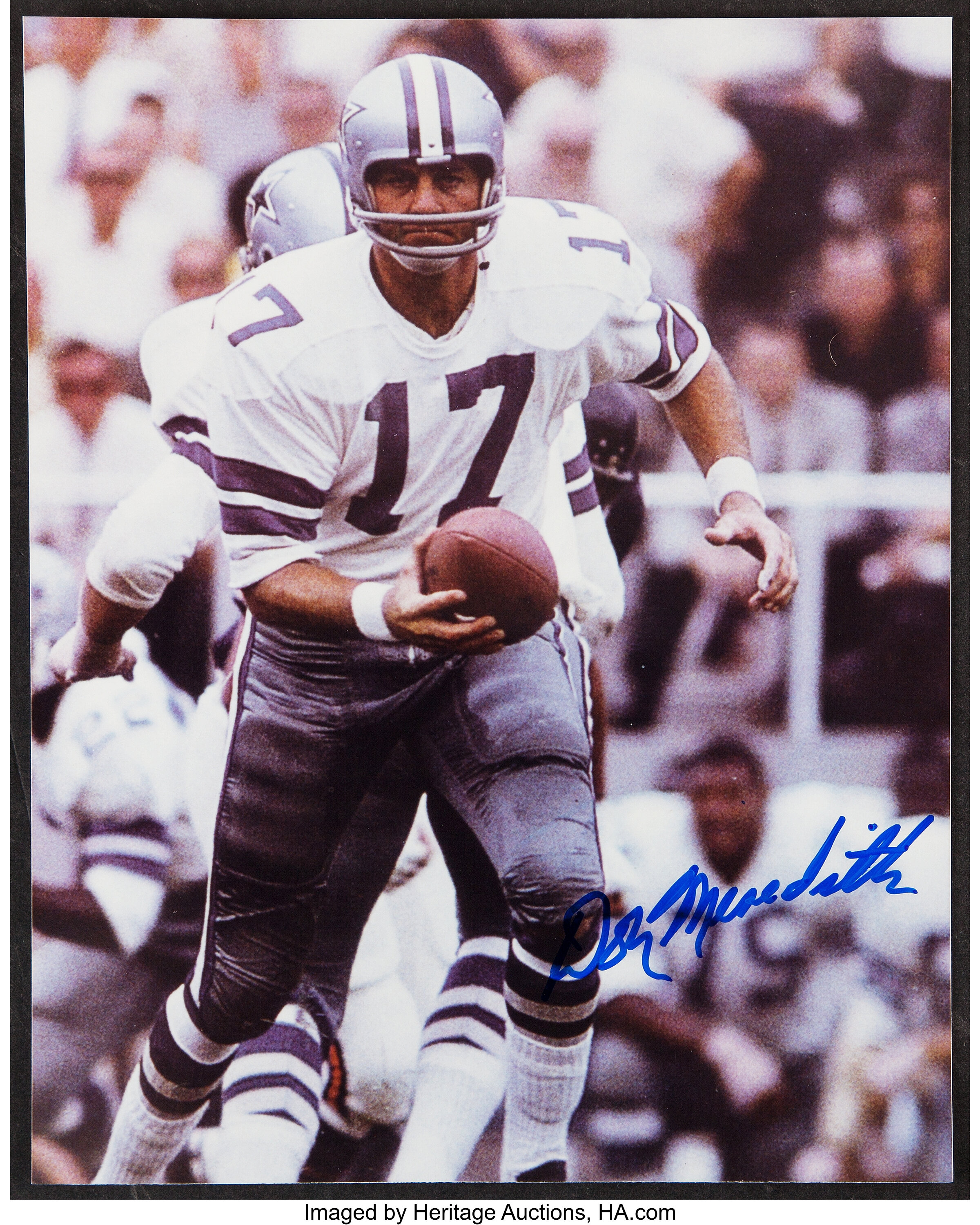 Don Meredith Signed Photograph.... Football Collectibles Photos | Lot ...