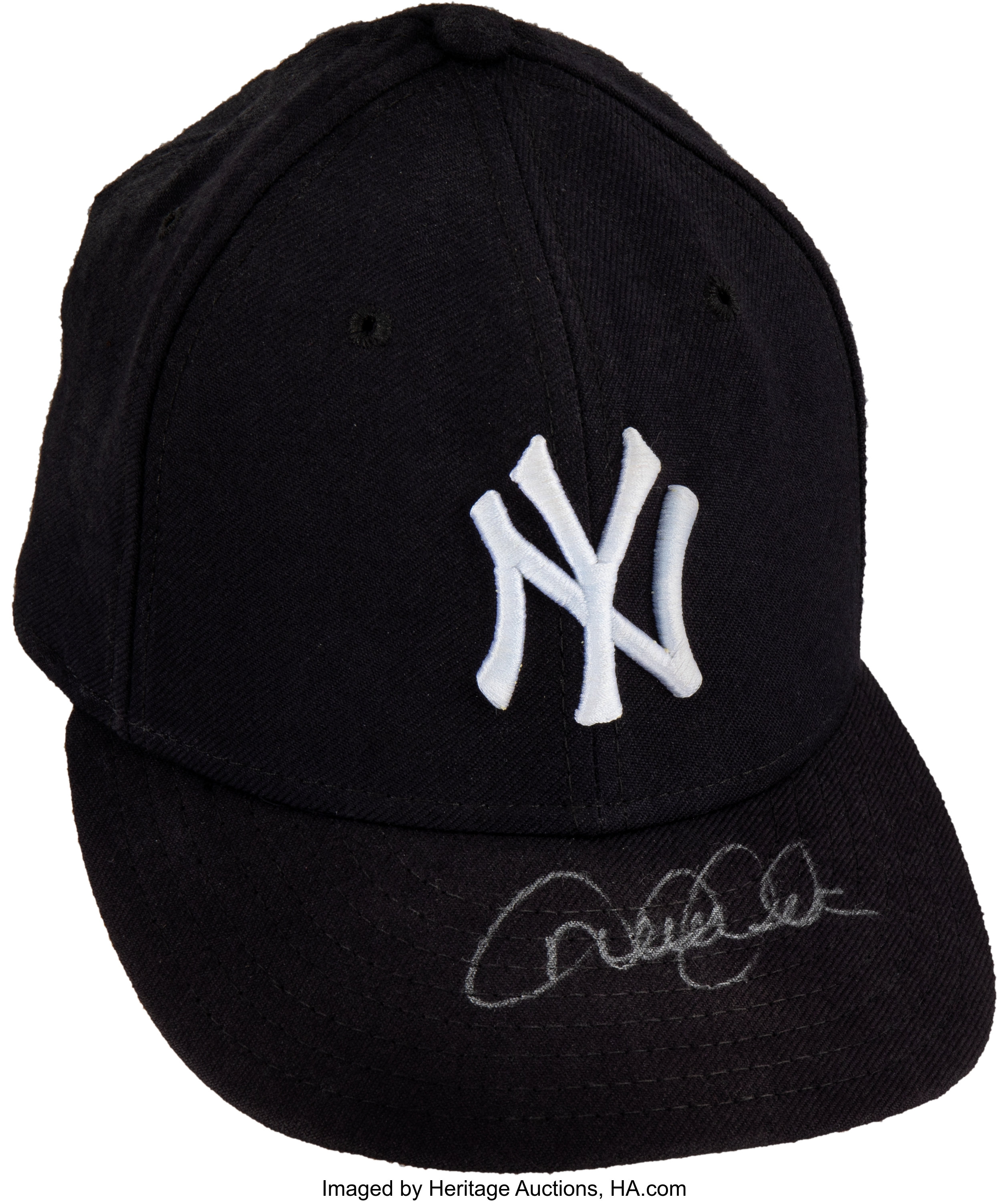 2006 Derek Jeter Game Worn & Signed New York Yankees Cap.... | Lot ...