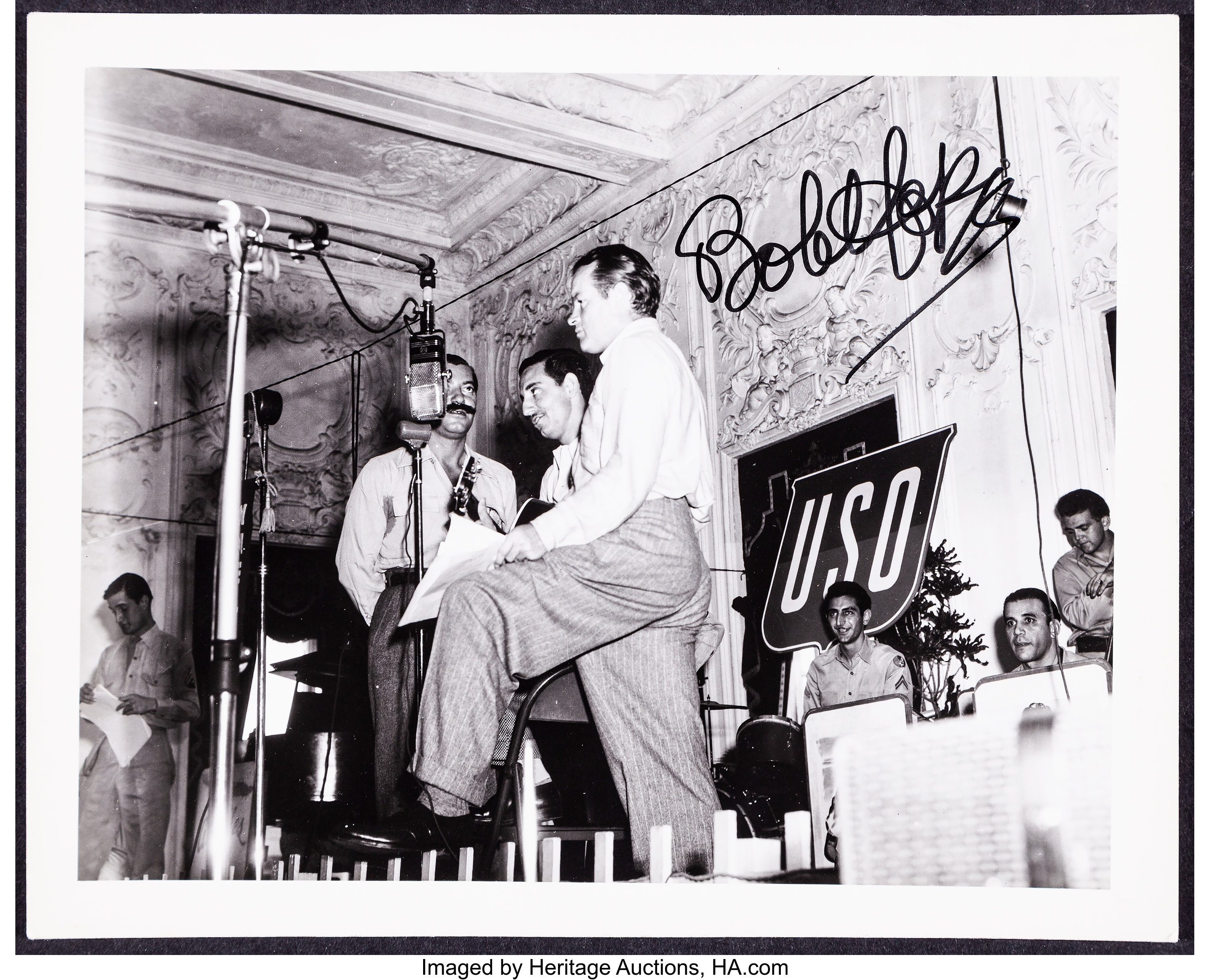 Bob Hope Lot (c.1940s). Overall: Very Fine-. Autographed Photo (8 ...