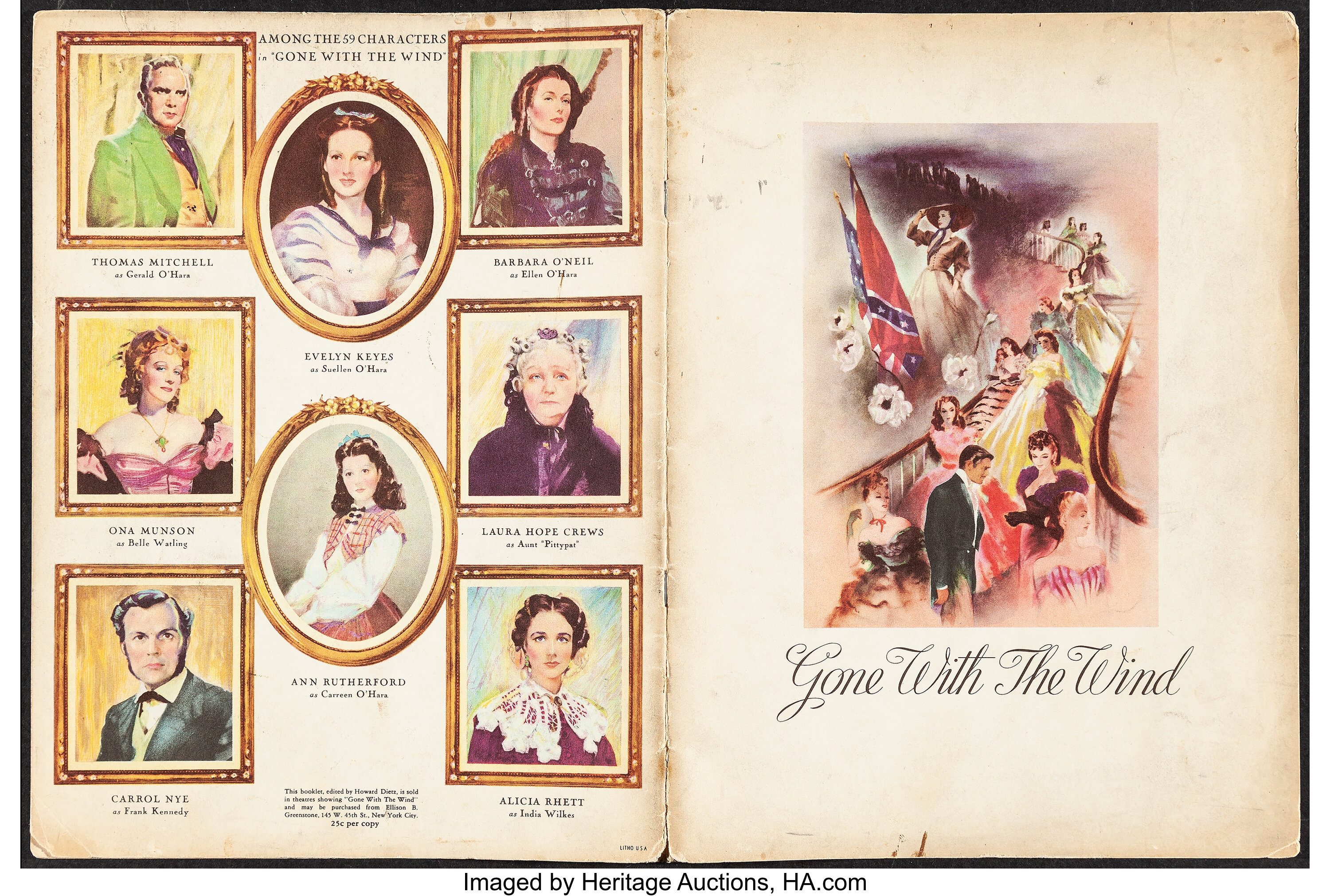 Gone with the Wind (MGM, 1939). Fine/Very Fine. Program (20 Pages ...