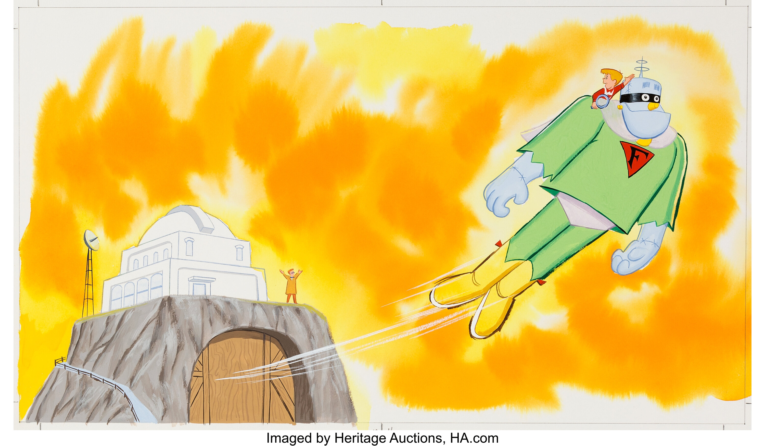 Whitman Artist Frankenstein Jr. "Menace of the Heartless Monster" | Lot ...