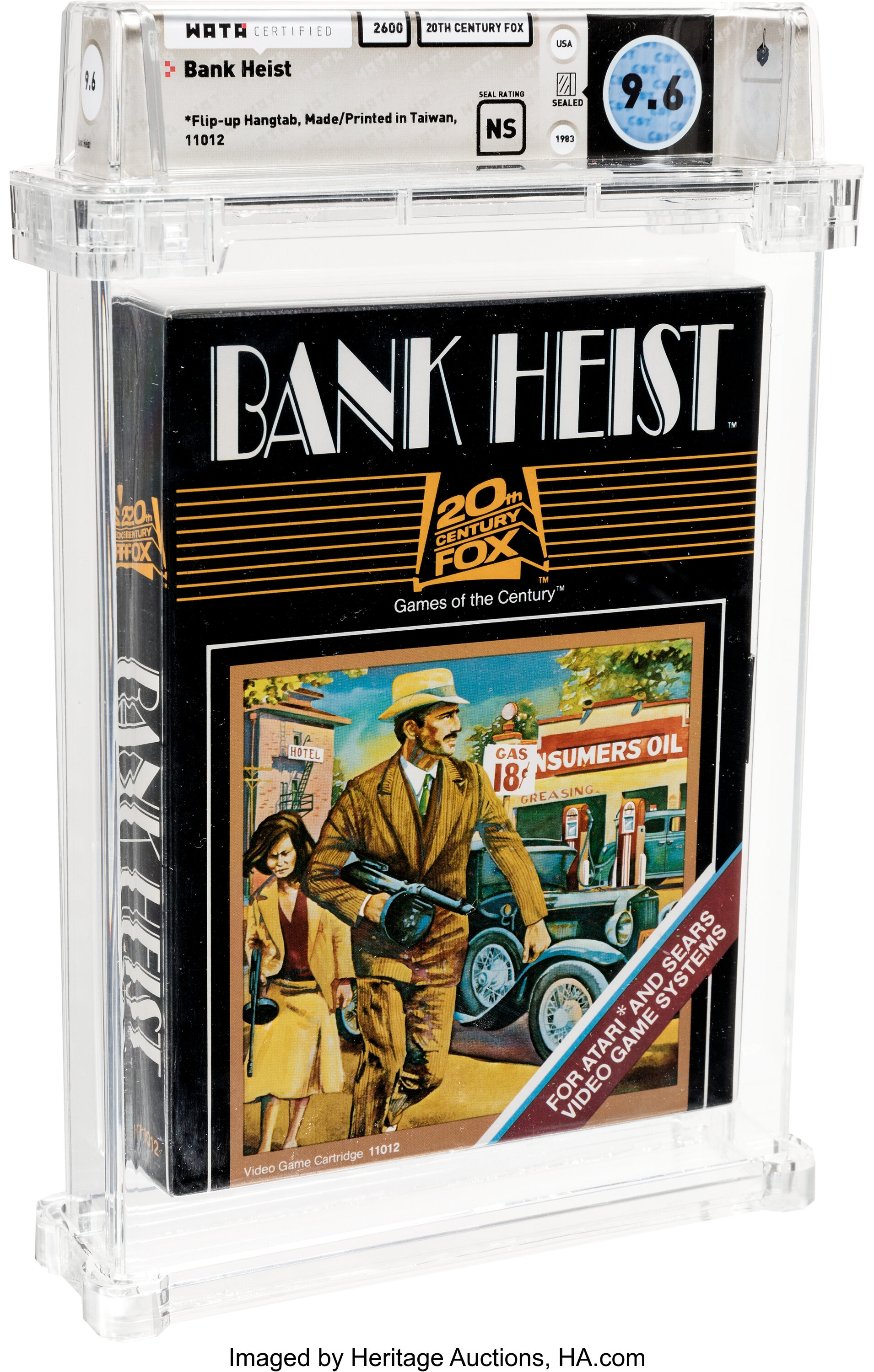 Bank Heist Wata 9.6 NS Atari 2600 20th Century Fox 1982 USA.... | Lot ...
