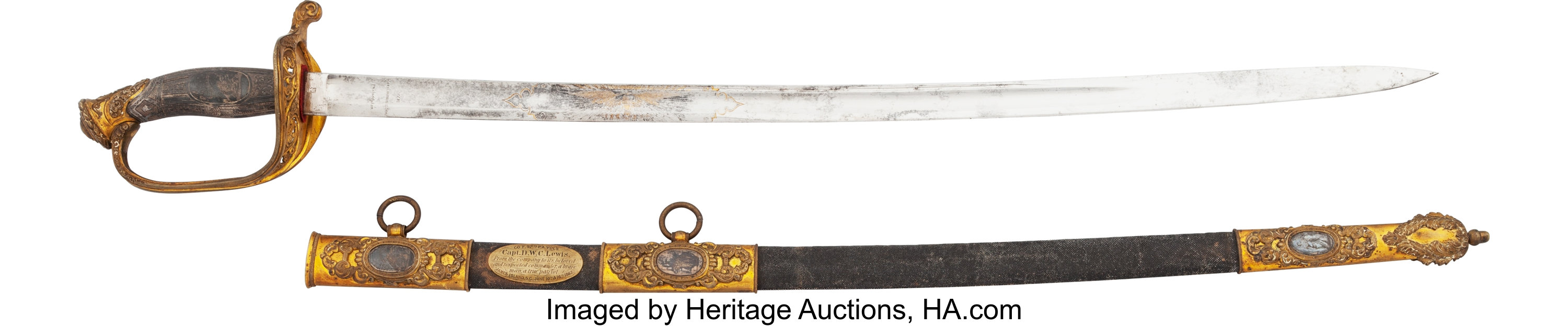 Horstmann & Sons Presentation Grade Model 1850 Foot Officers' Sword ...