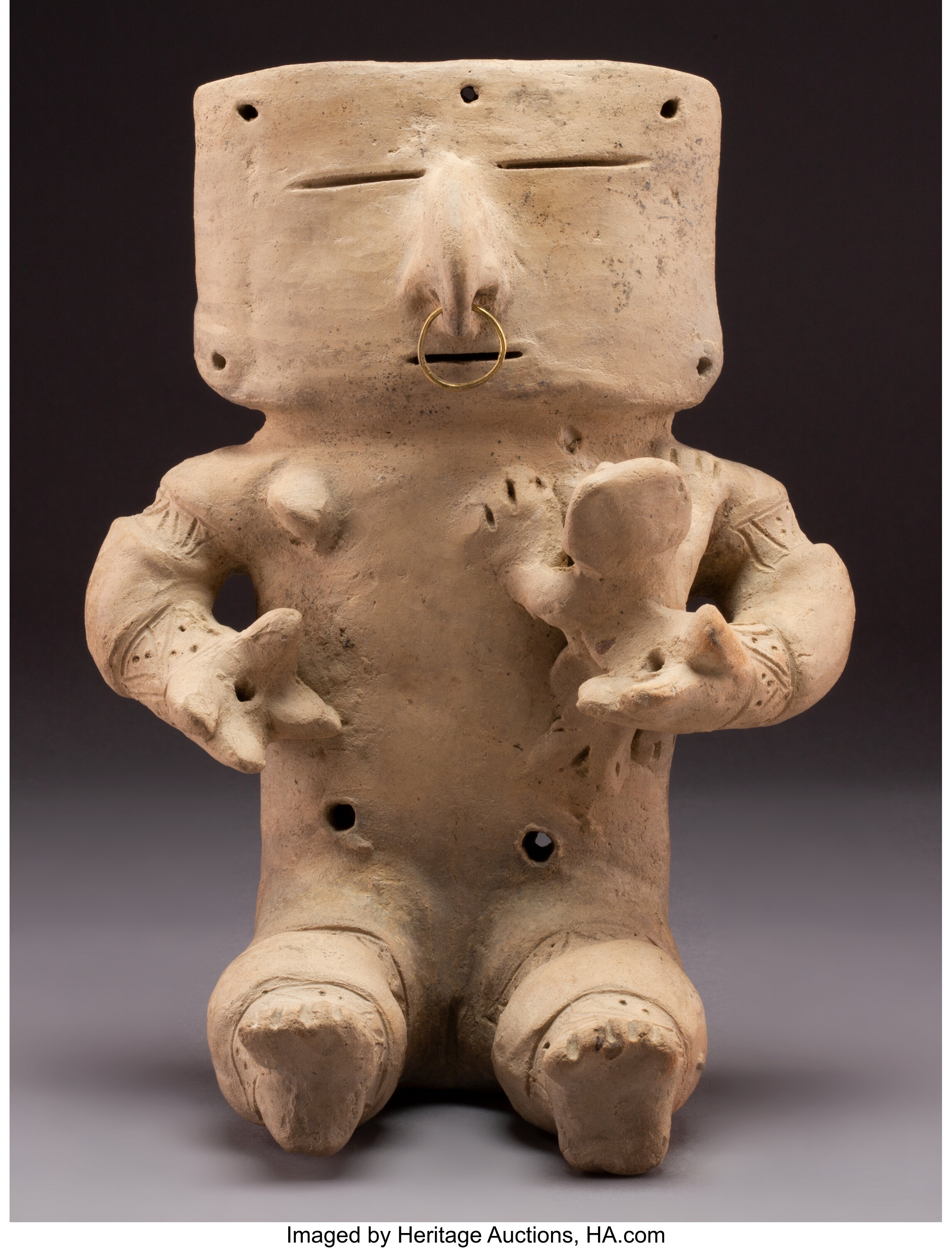 A Quimbaya Maternity Figure... Pre-Columbian Ceramics | Lot #70485 ...