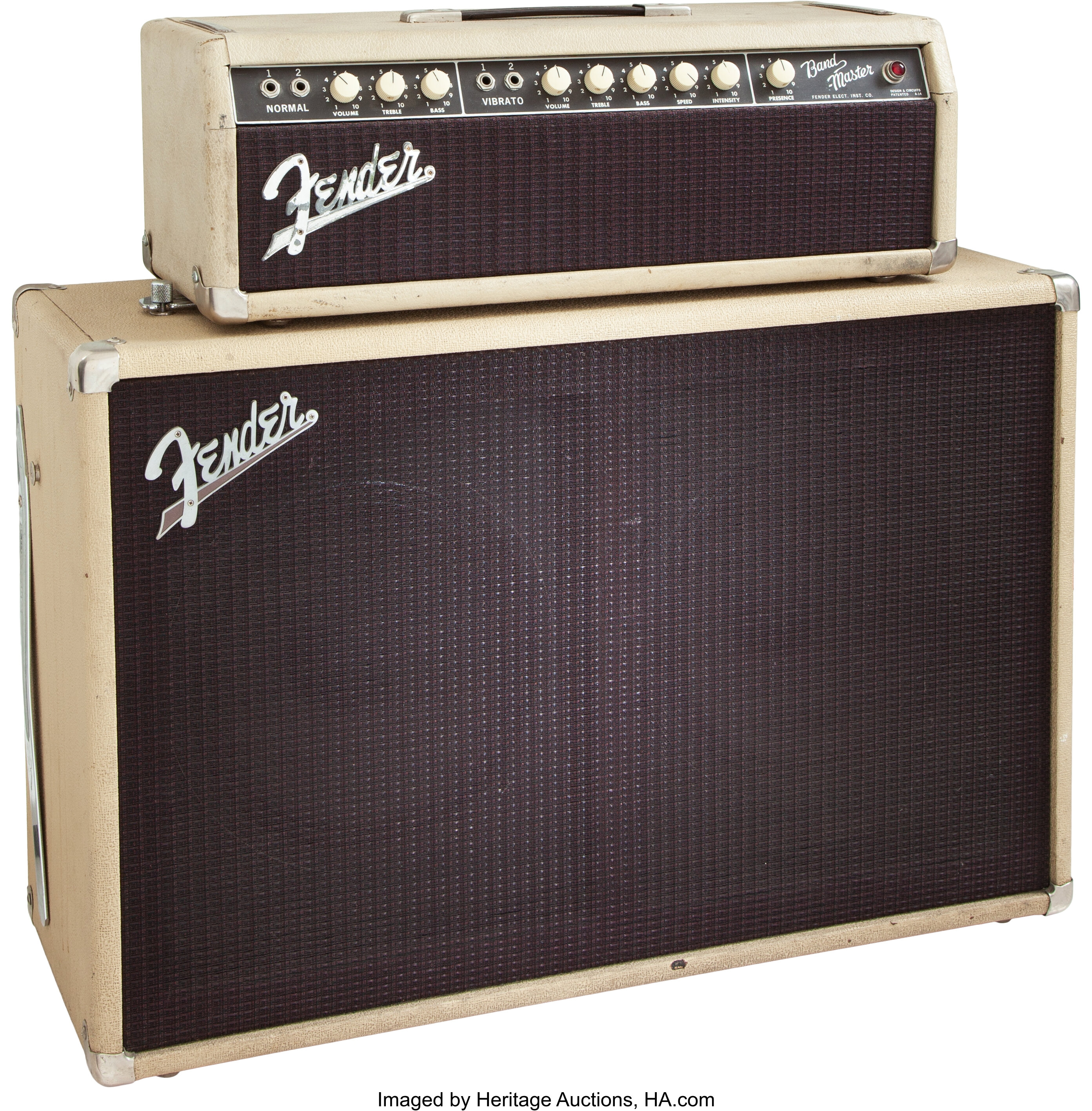 1963 Fender Bandmaster Blonde Guitar Amplifier, Serial | Lot #85072 ...