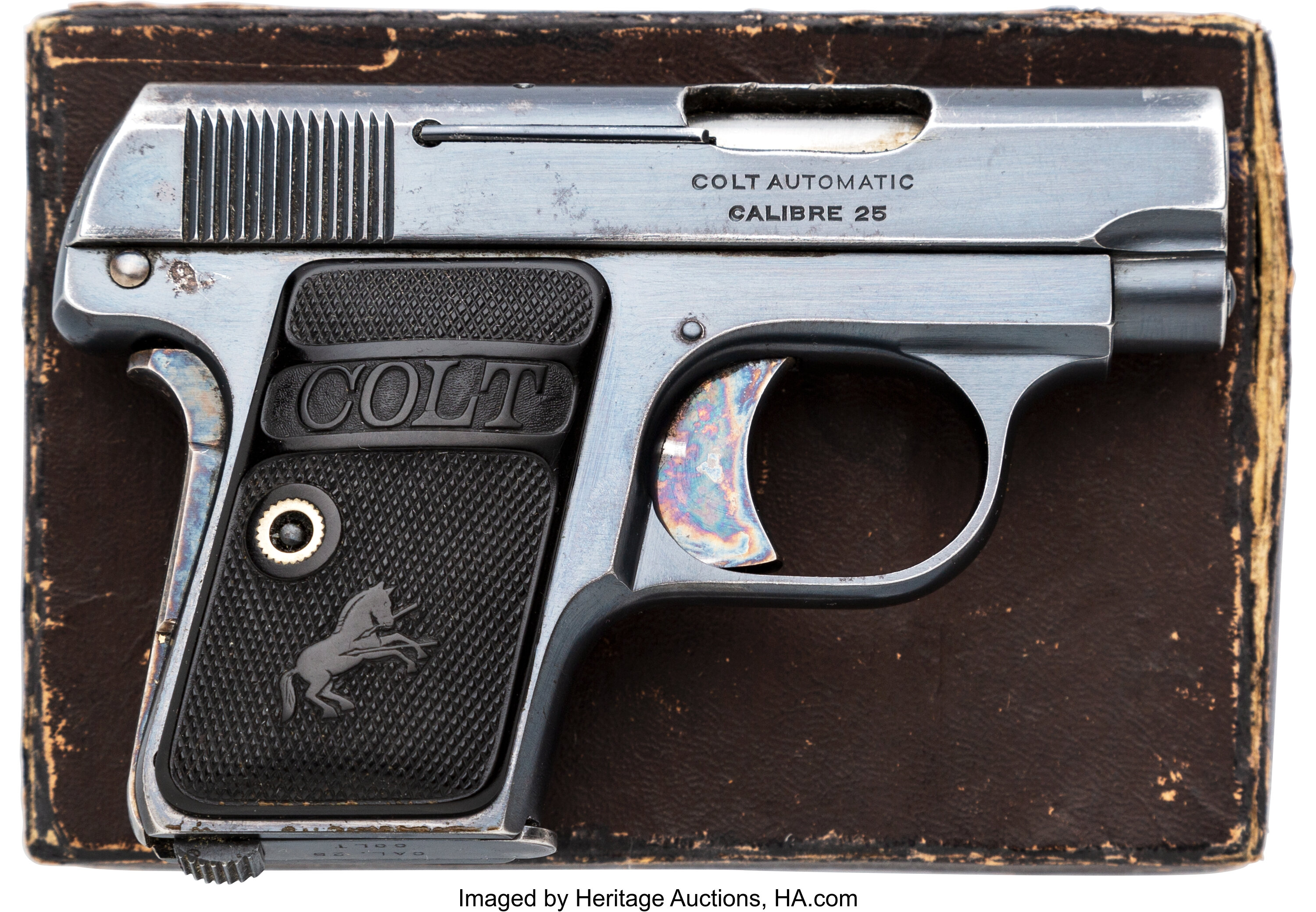 Boxed Colt Vest Pocket Model 1908 Semi-Automatic Pistol.. ... | Lot ...