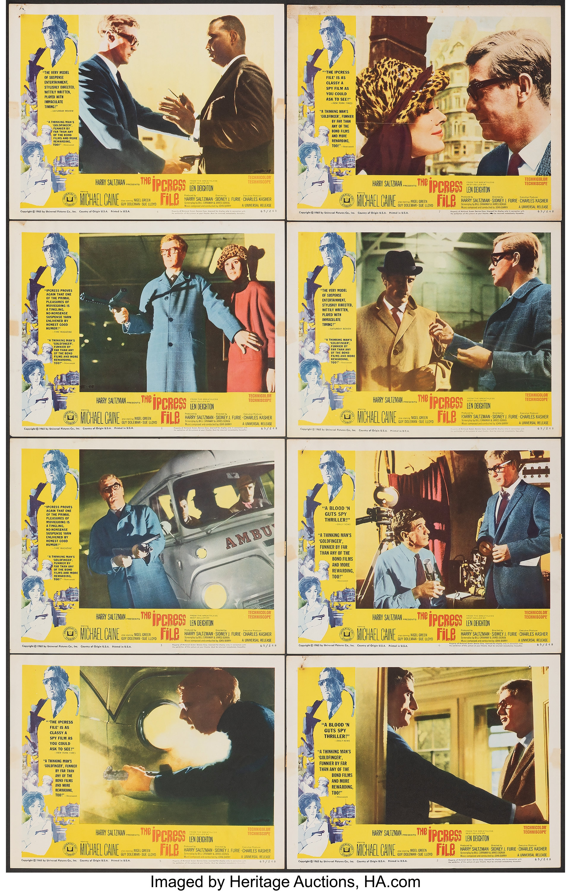 The Ipcress File & Other Lot (Universal, 1965). Overall: Fine/Very ...