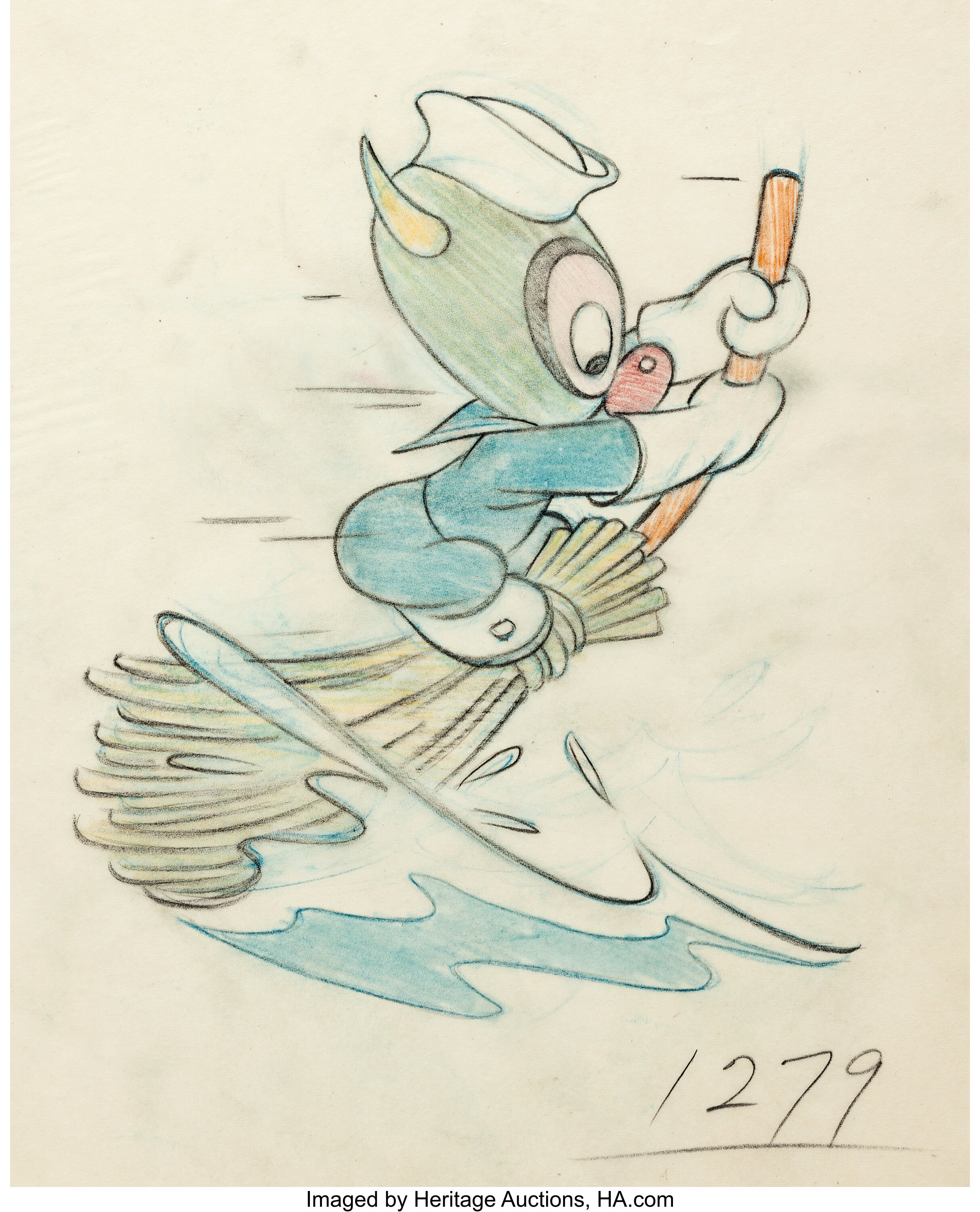 Gremlin World War II Insignia Original Art by Hank Porter (Walt | Lot ...