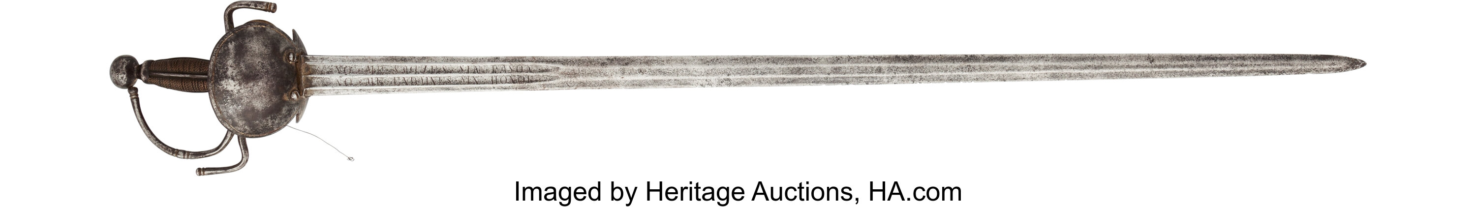 Spanish Bilbo Style Sword.. ... Militaria Armor | Lot #40015 | Heritage ...