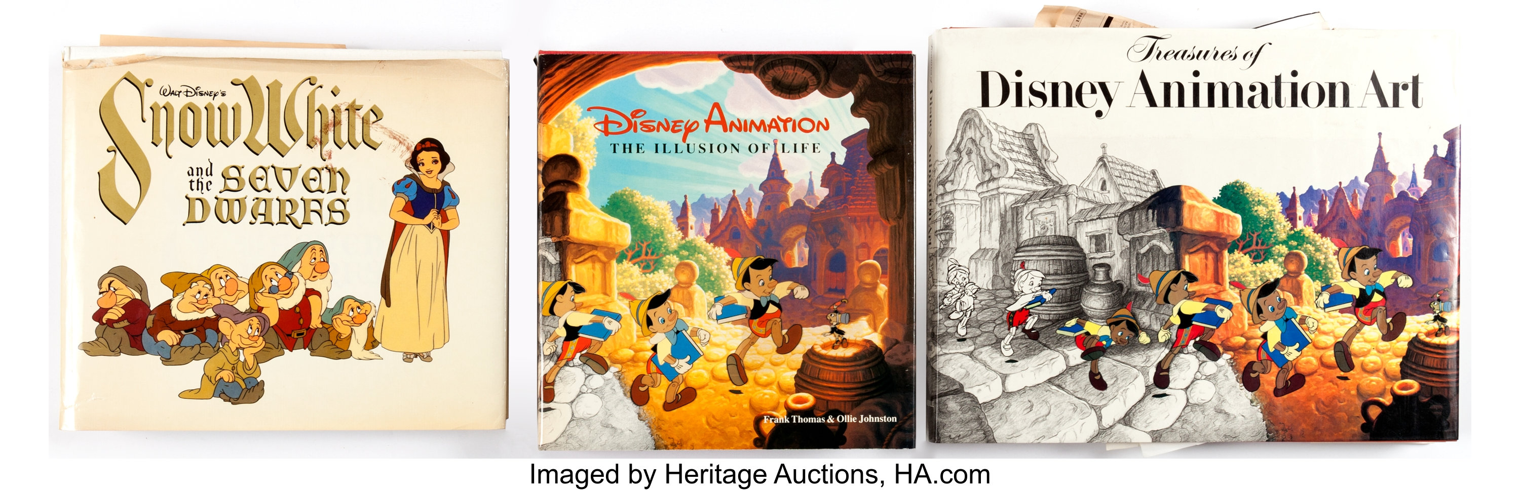 Disney-Related Books Group of 3 (Walt Disney/Viking/Abbeville, | Lot ...