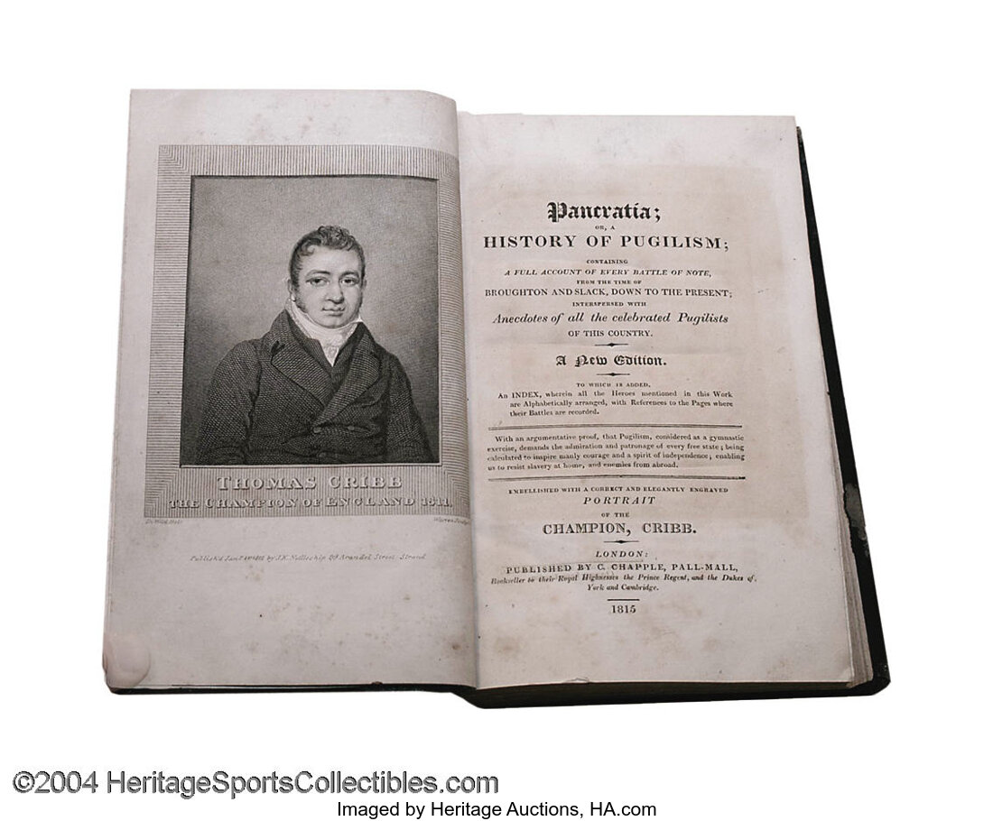 Rare Boxing Book: "Pancratiaor, A History Of Pugilism" ... Boxing | Lot ...