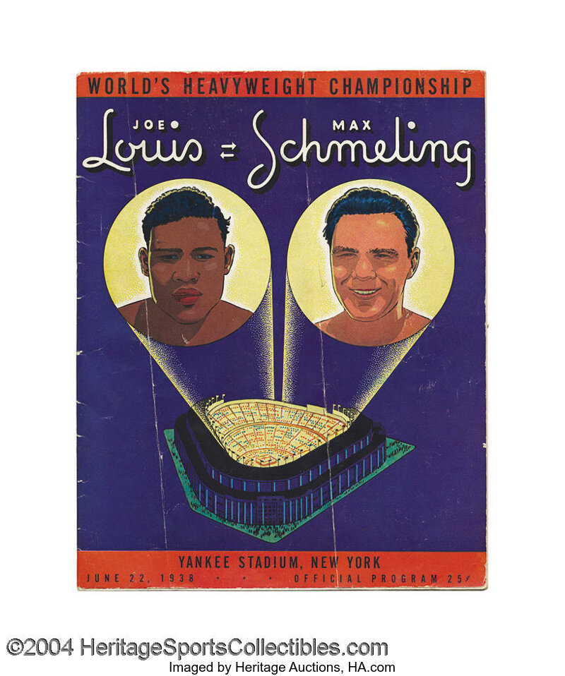 Louis-Schmeling II 1938 Official Program Joe Louis fought ... | Lot ...
