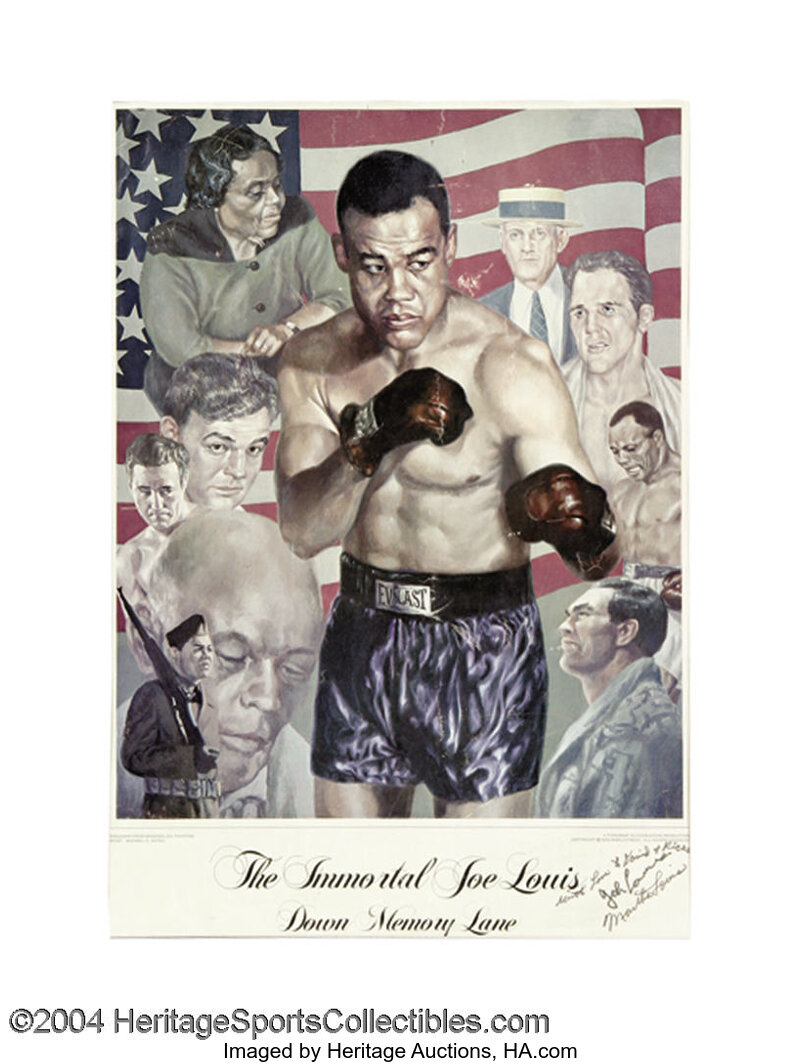 Joe & Martha Louis 1978 Signed Print A 1978 print entitled, "The | Lot ...