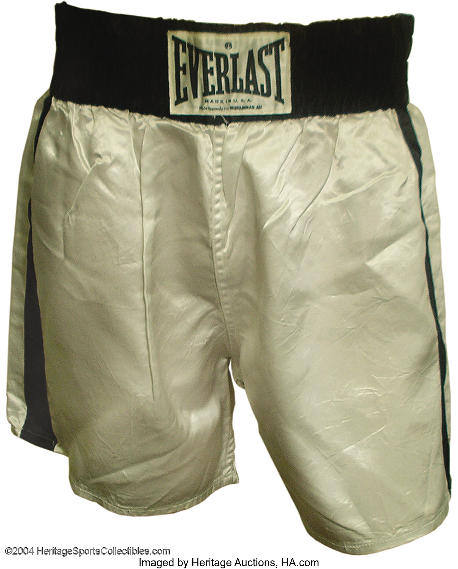 1974 Muhammad Ali Fight Worn Trunks from Frazier II Bout. On | Lot ...