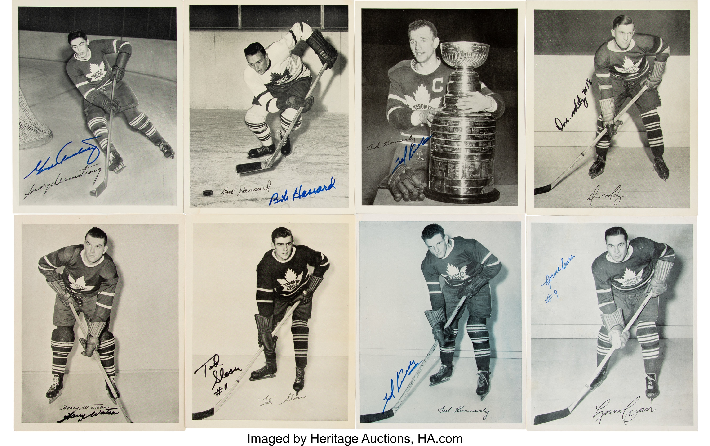 Signed 1945-54 Quaker Oats Toronto Maple Leafs (22 Different ...