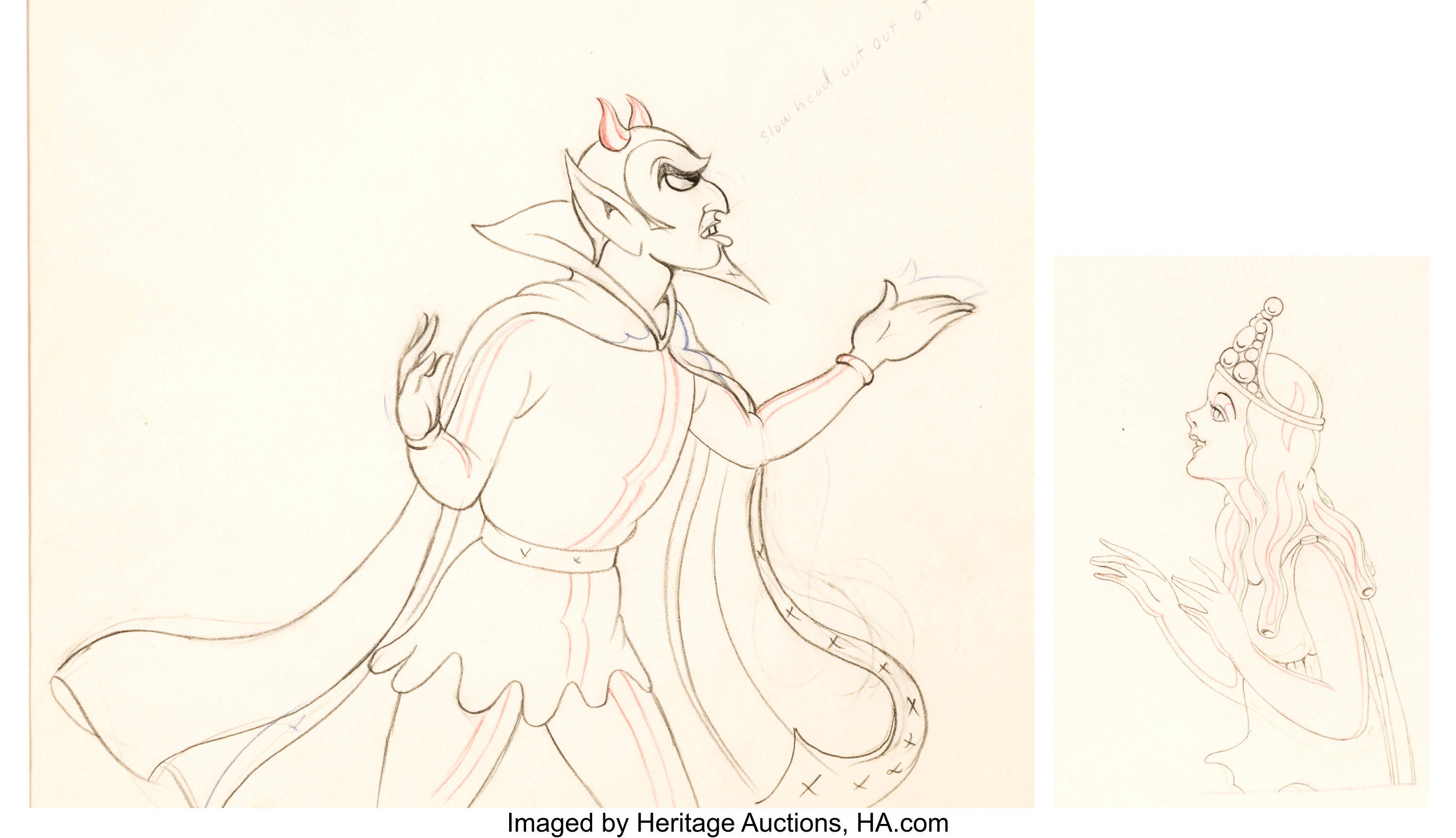 The Goddess of Spring Persephone and Pluto Animation Drawings (Walt ...