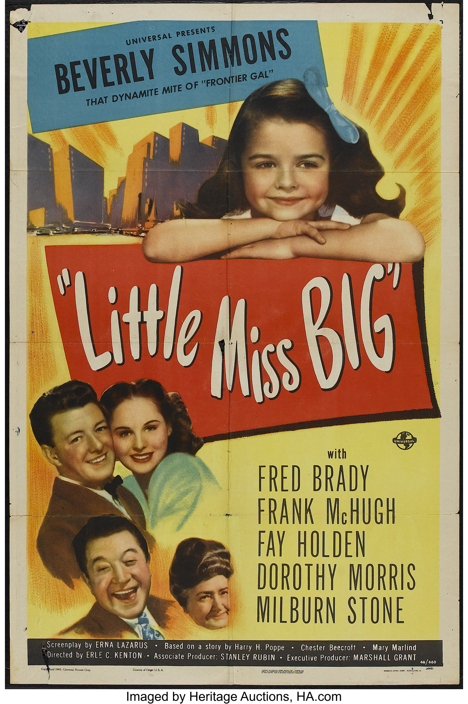 Little Miss Big (Universal, 1946). One Sheet (27" X 41"). | Lot #26208 ...