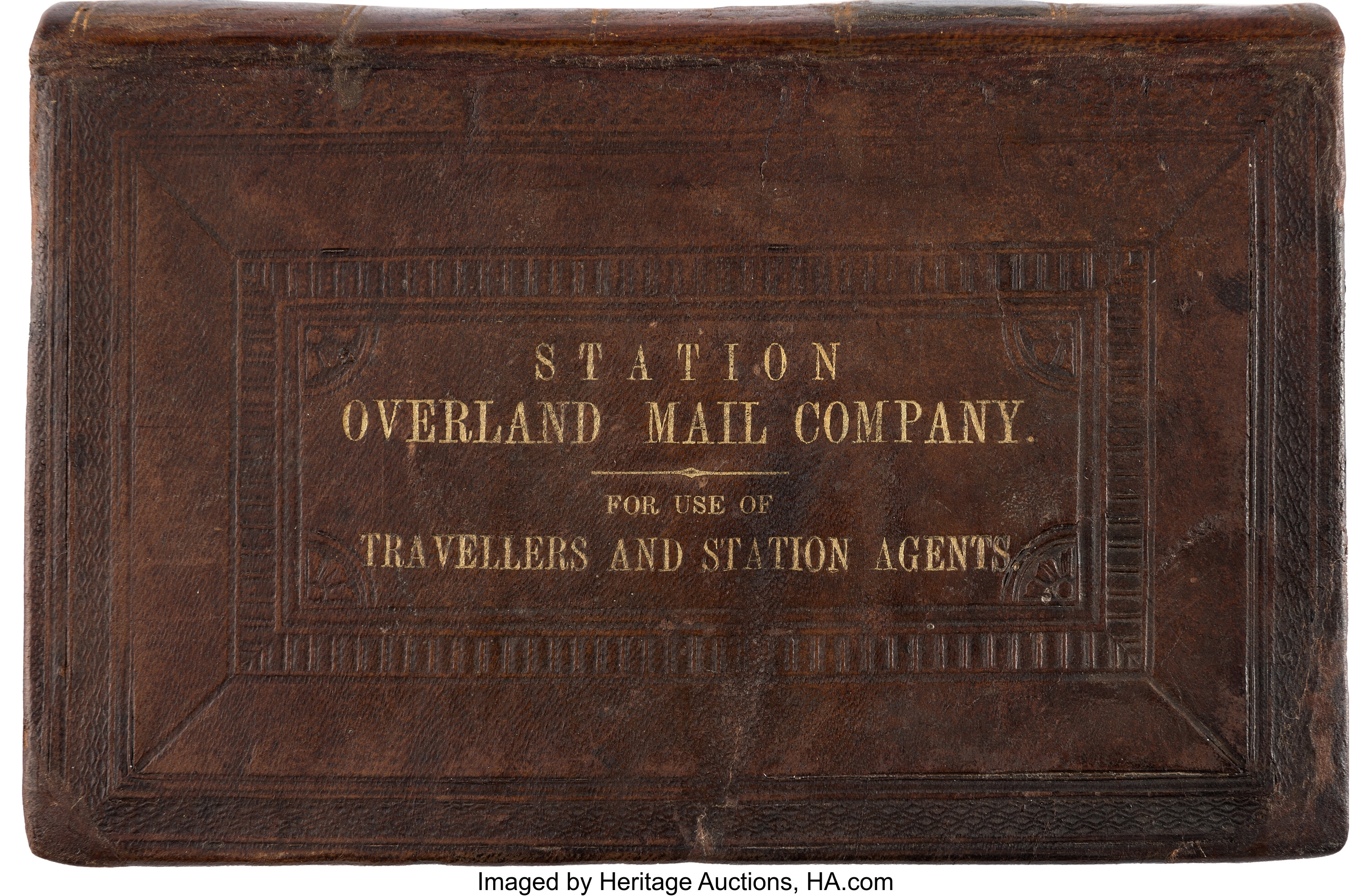 [Bible in English]. [Overland Mail Company Bible]. The Holy Bible ...