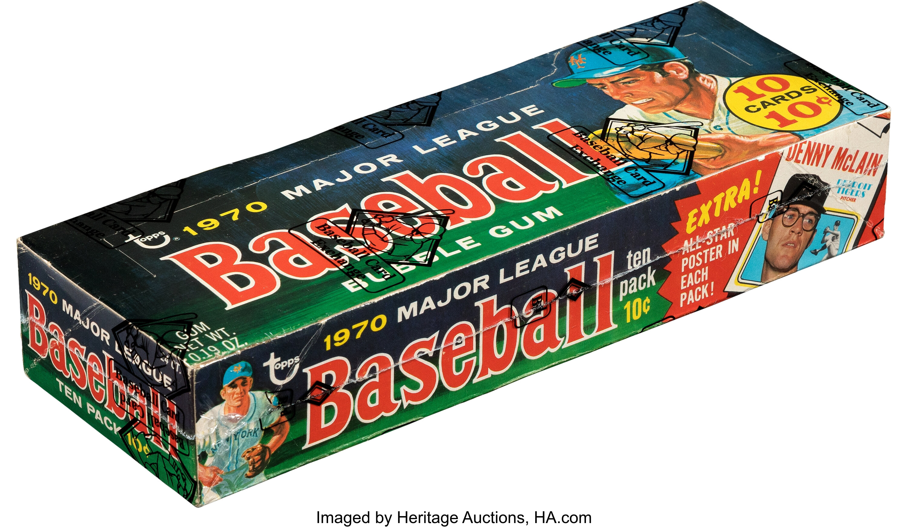 1970 Topps Baseball Wax Box (1st & 2nd Series) with 24 Unopened | Lot ...
