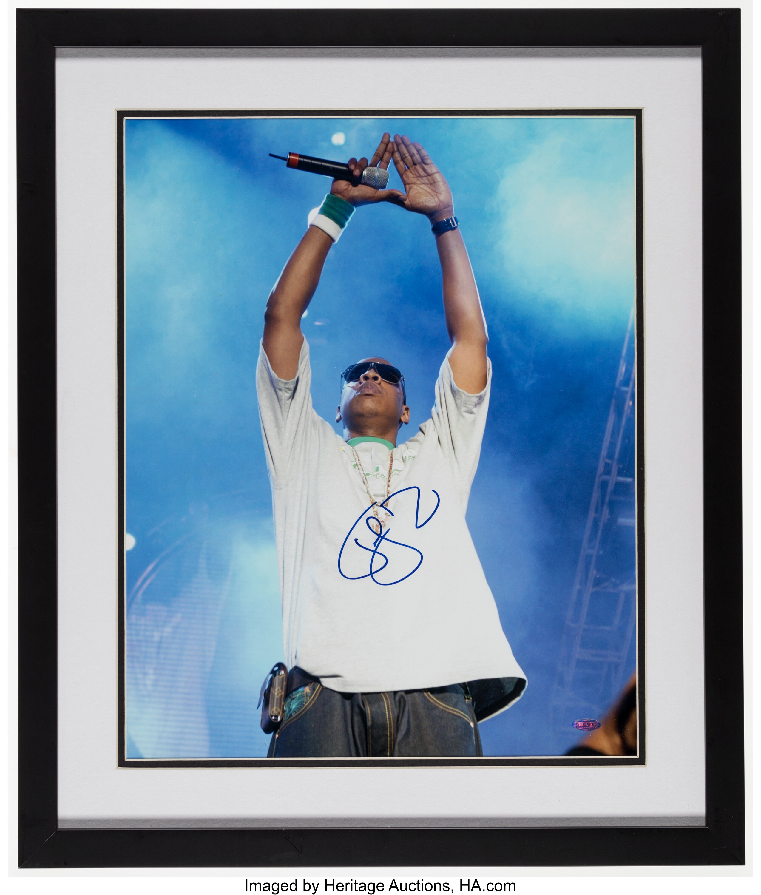 Jay Z Signed Oversized Photograph. ... Autographs Photos | Lot #43281 ...
