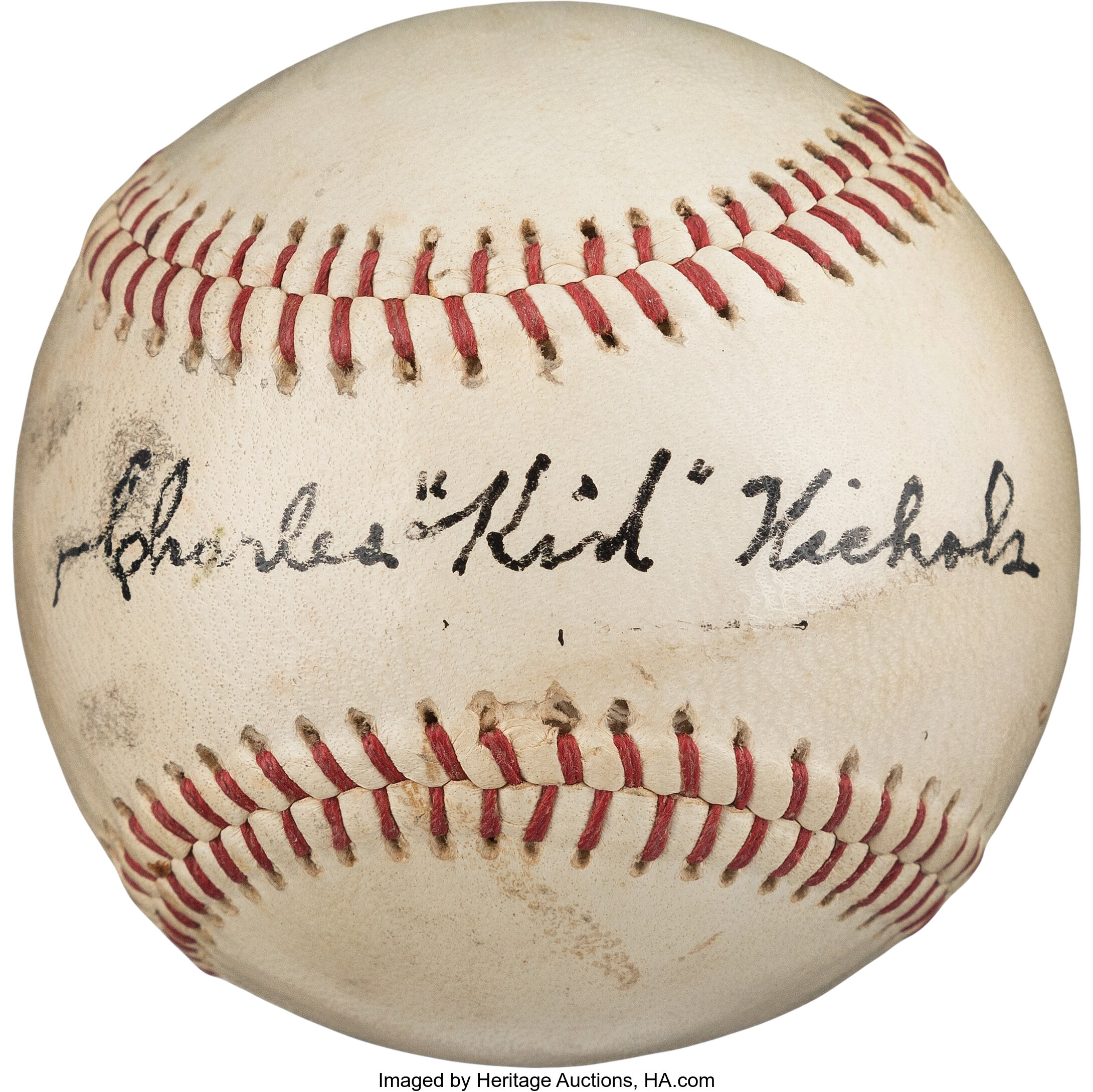 Circa 1940 Charles "Kid" Nichols Single Signed Baseball.... | Lot ...