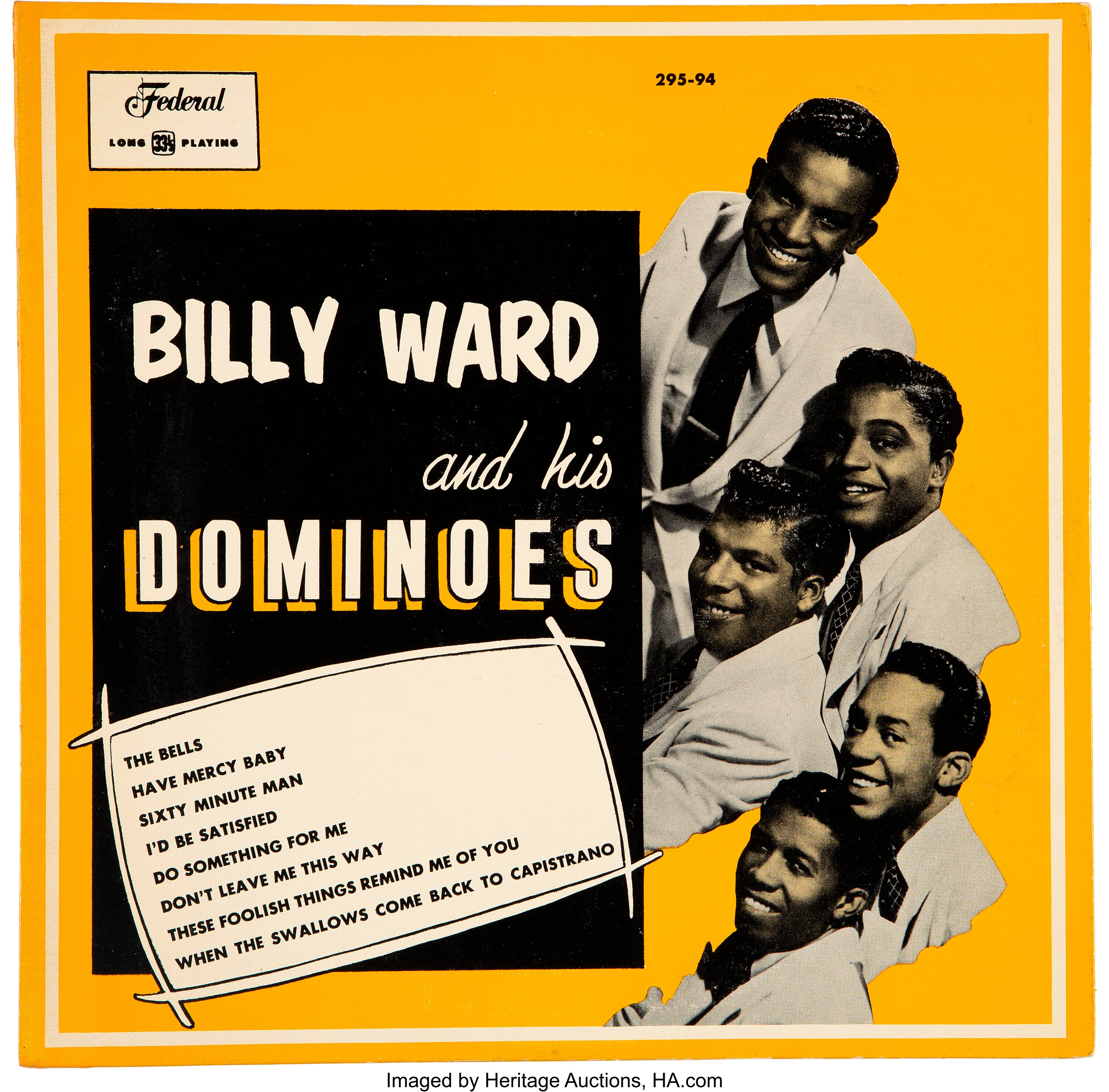 Billy Ward and His Dominoes Vinyl 10-Inch (Federal, 295-94).... | Lot ...