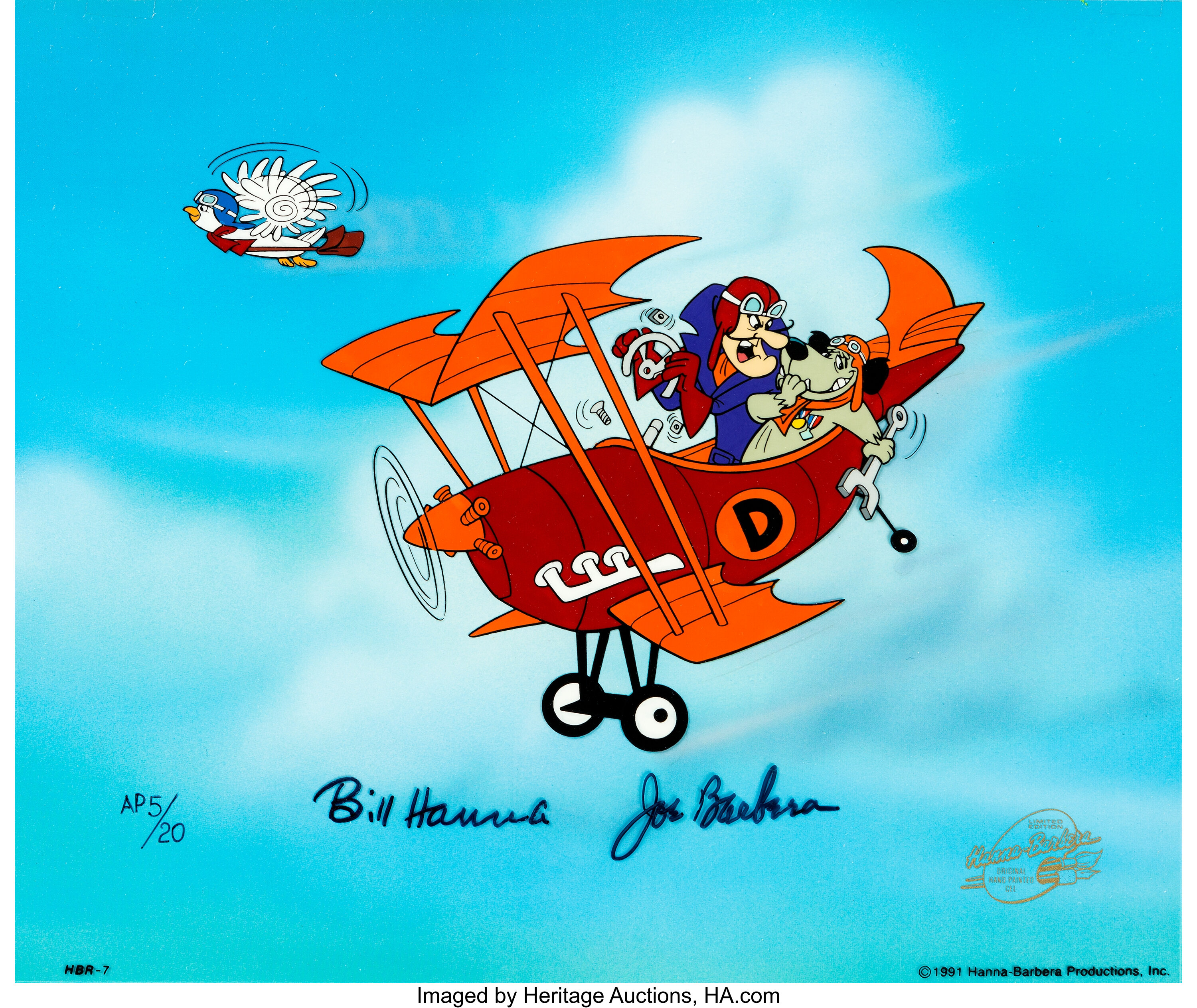 Dastardly and Muttley Limited Edition Cel AP 5/20 Signed by Hanna | Lot ...