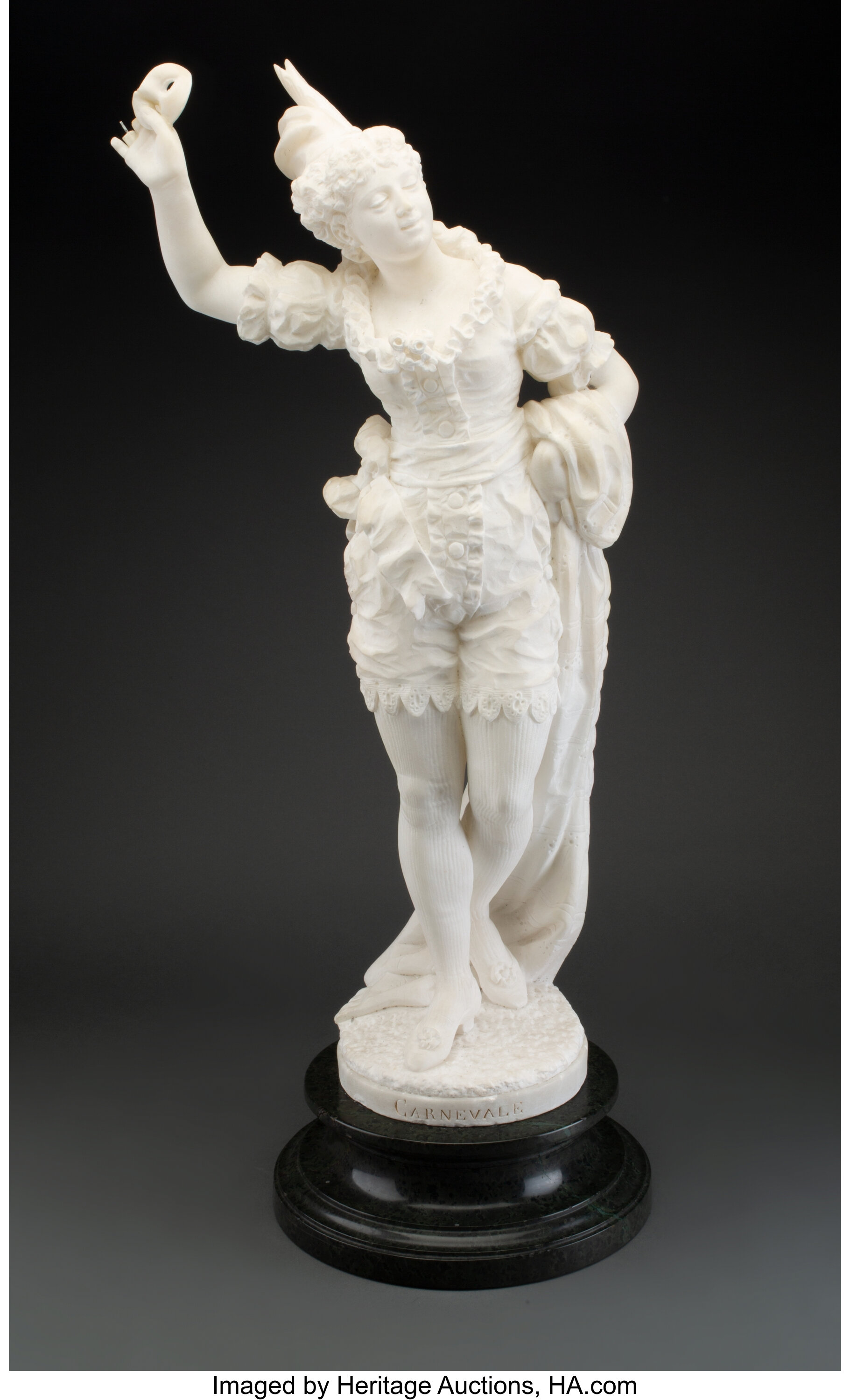 Ferdinando Vichi (Italian 1875-1945) . Carnevale. Carrara marble, | Lot ...