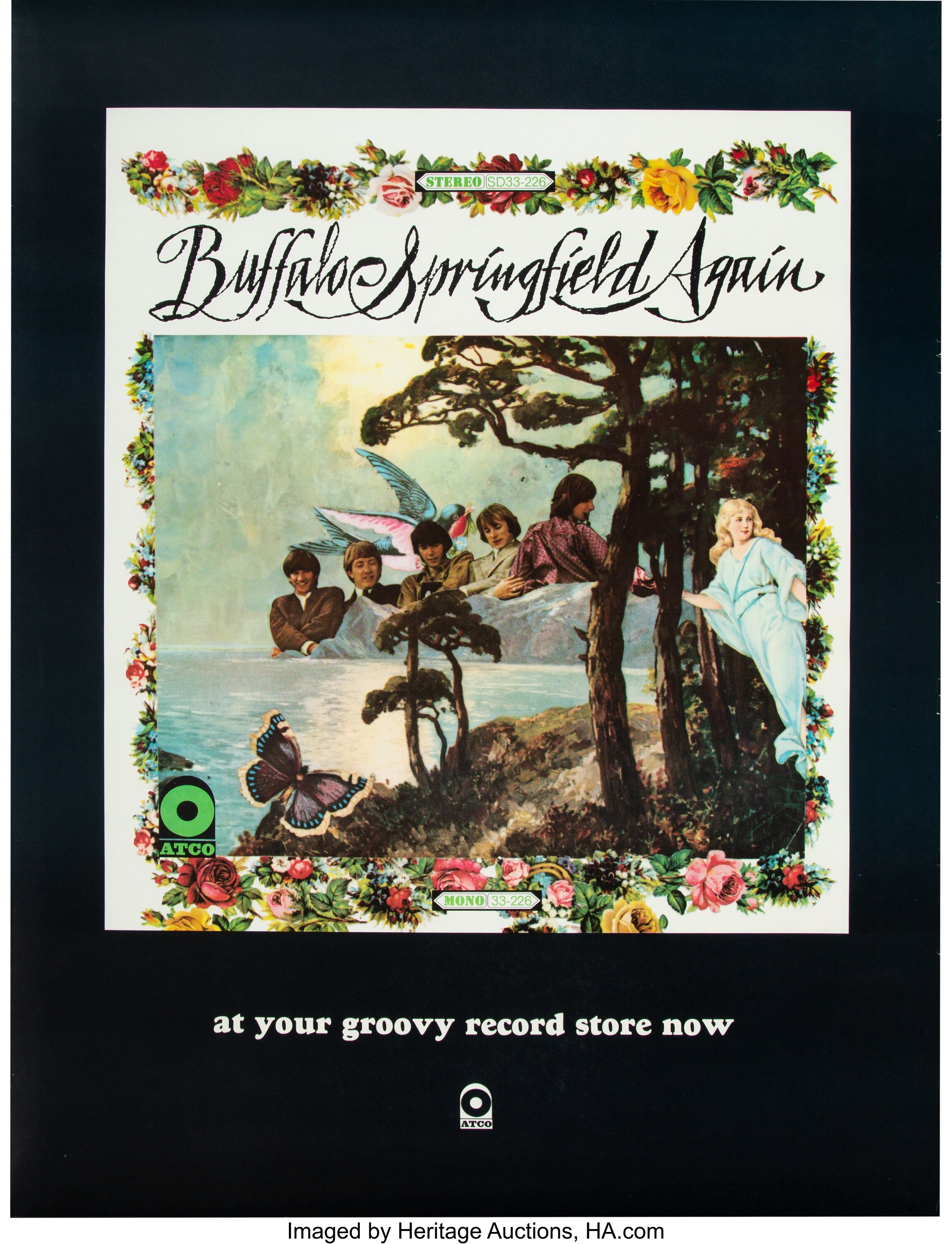 Neil Young First-Ever Promo Poster, for 1967's Buffalo Springfield ...
