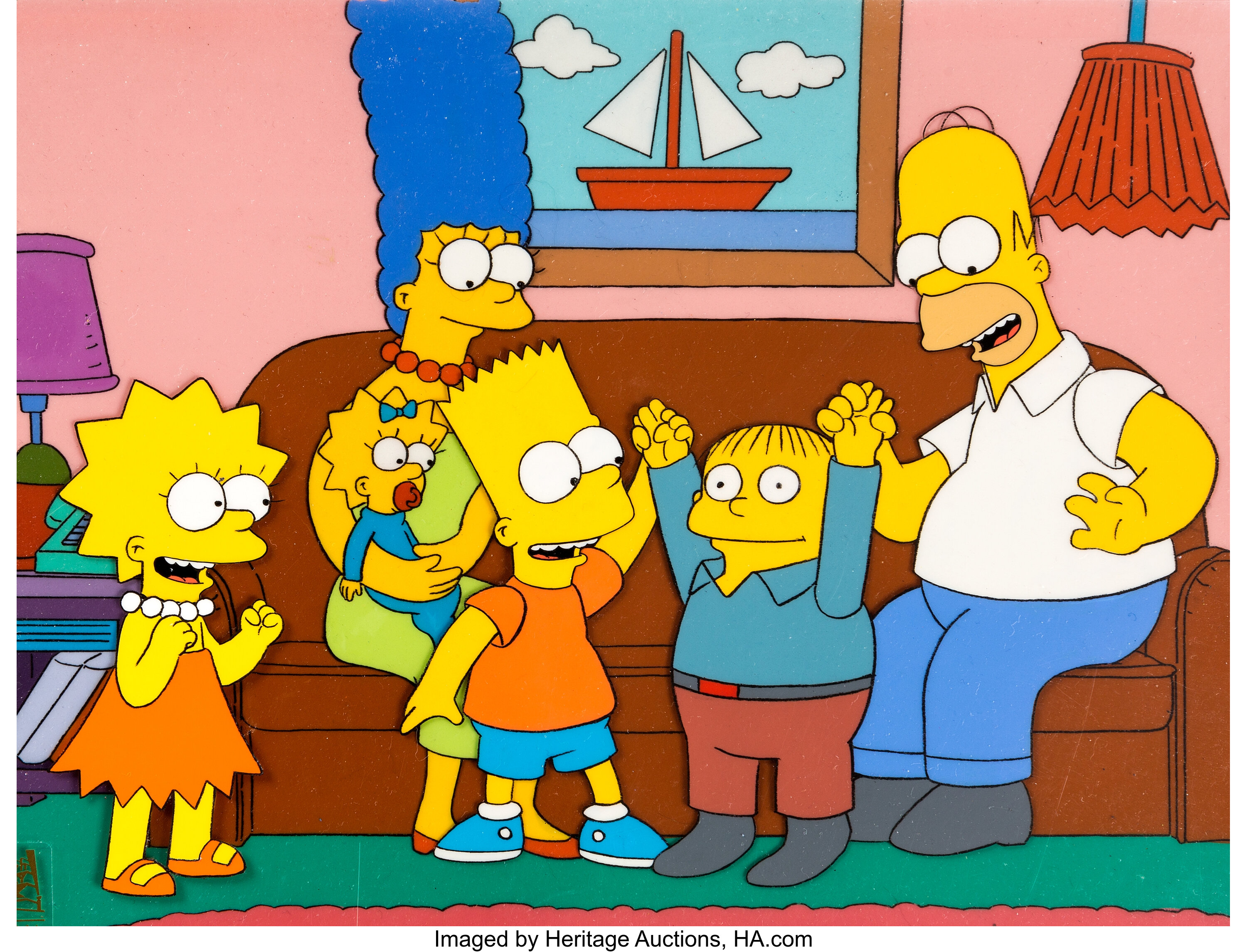 The Simpsons "This Little Wiggy" Ralph Wiggum and the Simpsons | Lot ...