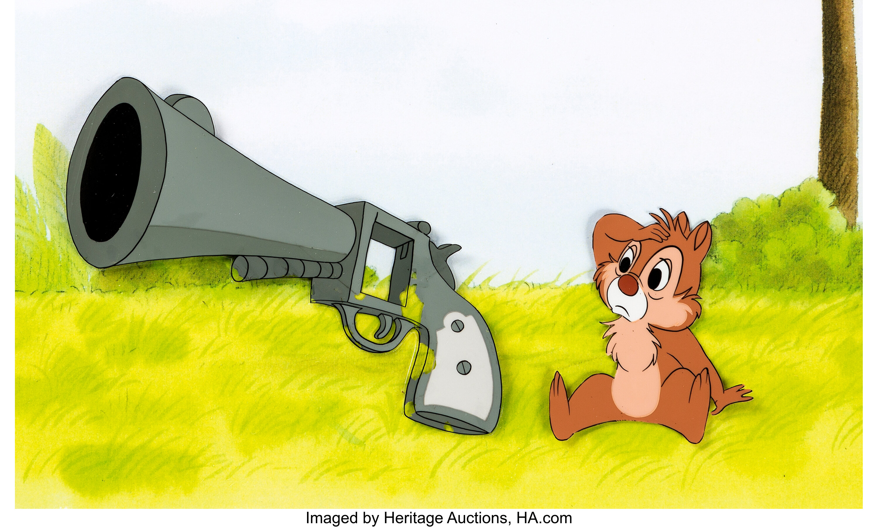 The Lone Chipmunks Dale Production Cel (Walt Disney, 1954).... | Lot ...