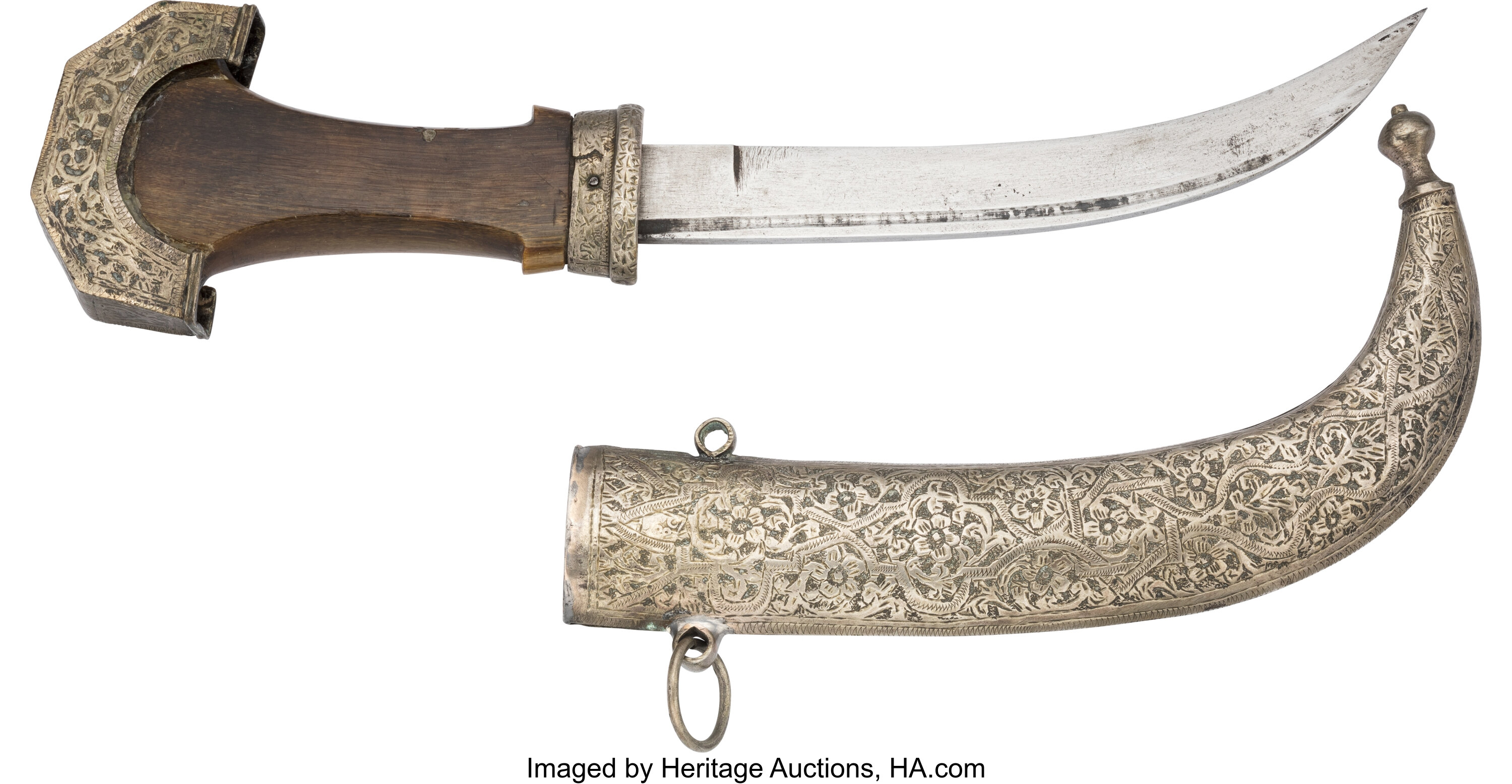 Ornate Jambiya Dagger.. ... Edged Weapons Daggers | Lot #41218 ...