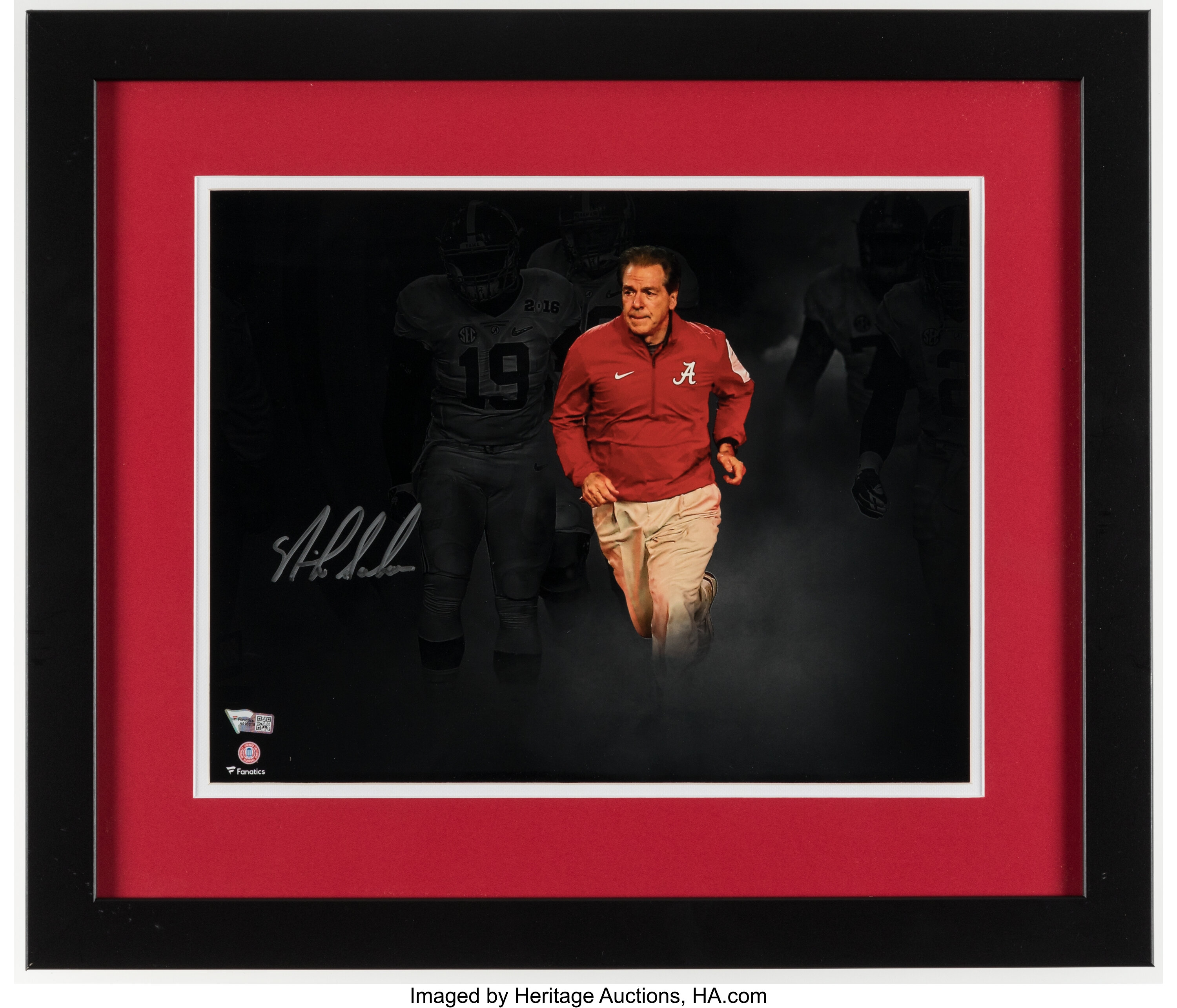 Nick Saban Signed Photograph. ... Autographs Photos | Lot #41149 ...
