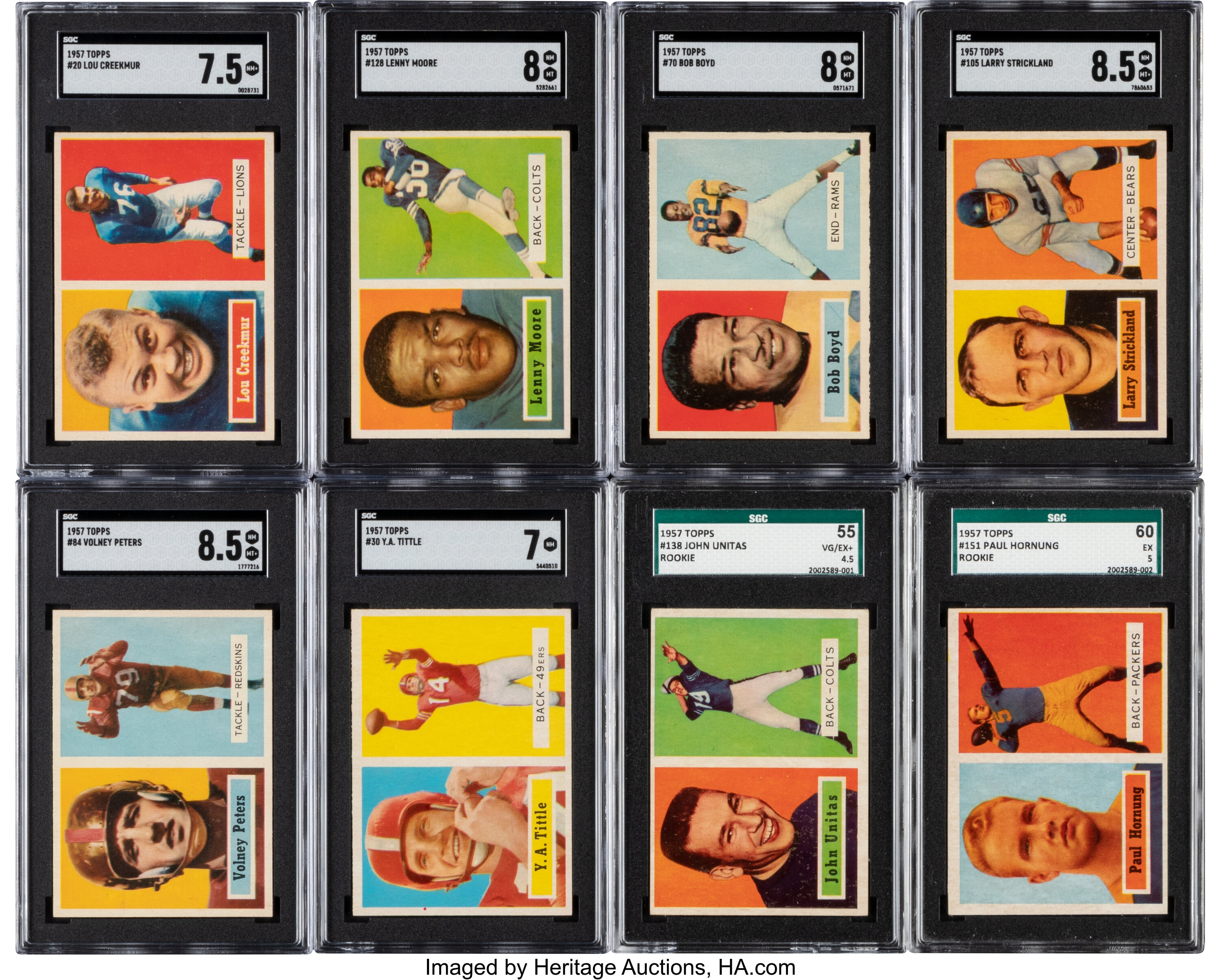 1957 Topps Football Complete Set (154). ... Football Cards Sets | Lot ...